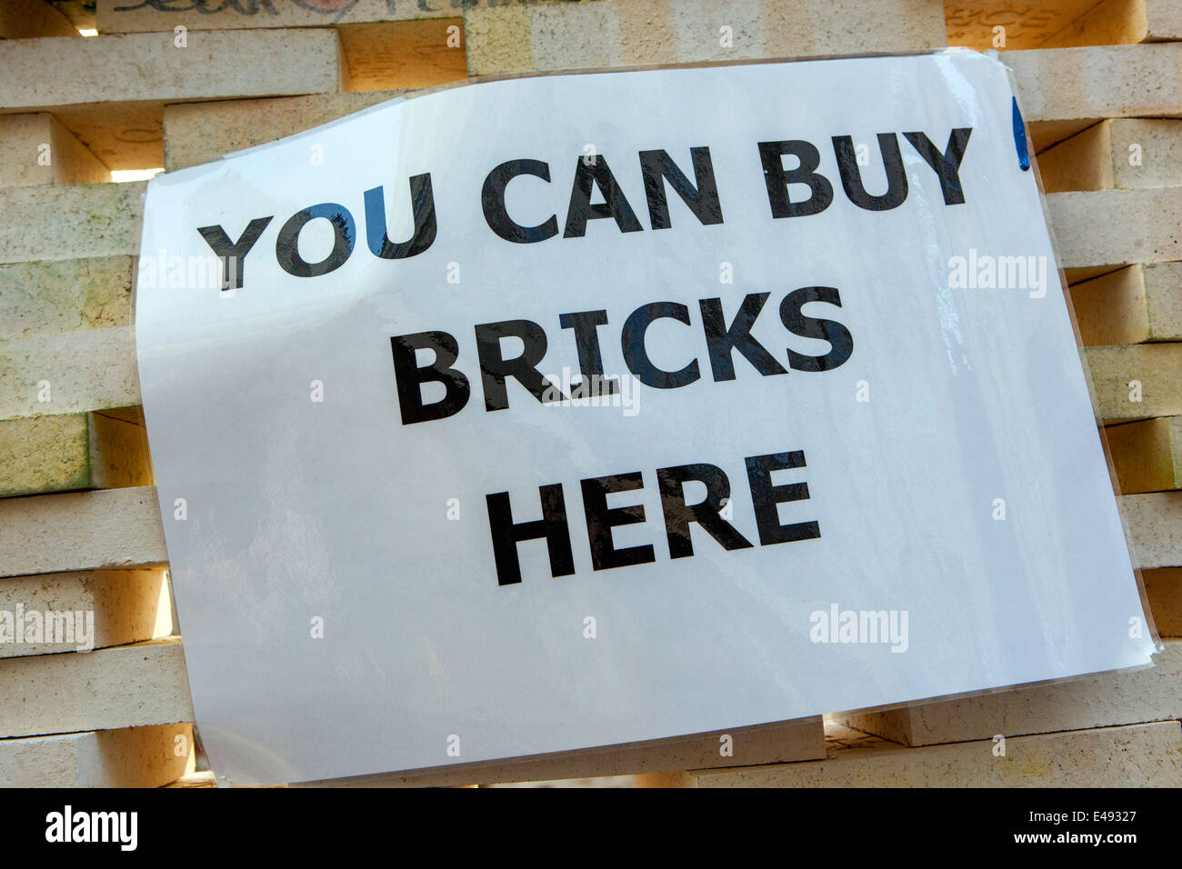 you can buy bricks here Stock Photo - Alamy