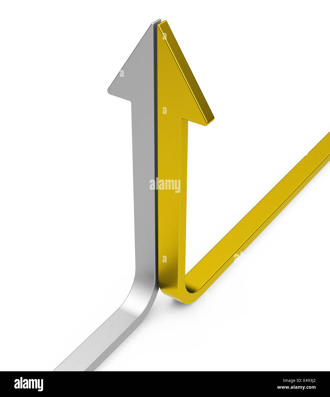 the growth arrow Stock Photo - Alamy