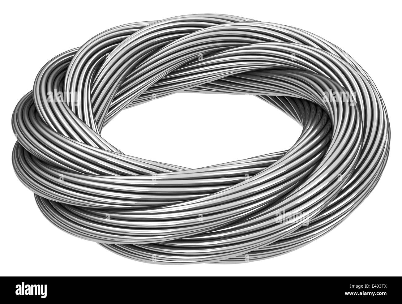the endless steel rope Stock Photo - Alamy