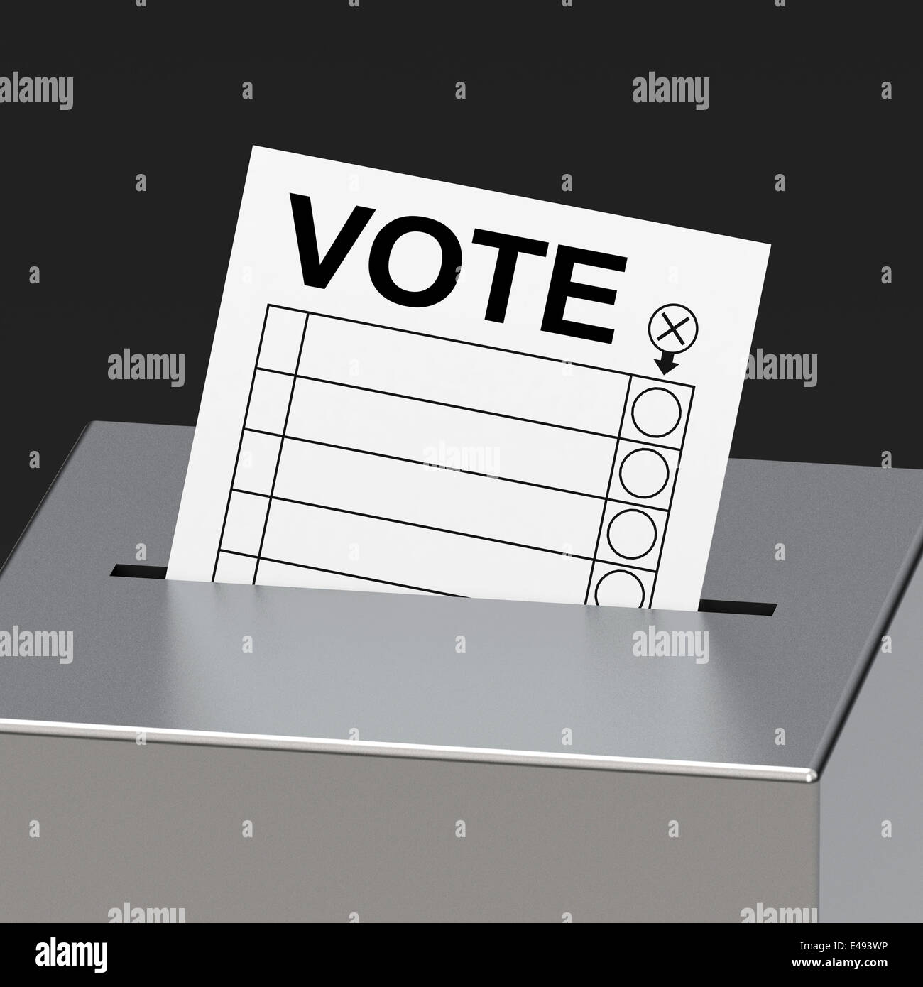 the voting box Stock Photo - Alamy