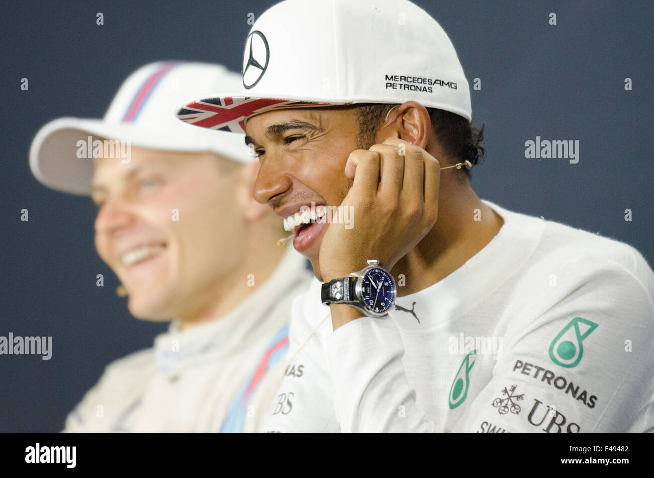 Lewis hamilton trophy 2014 hi-res stock photography and images - Alamy