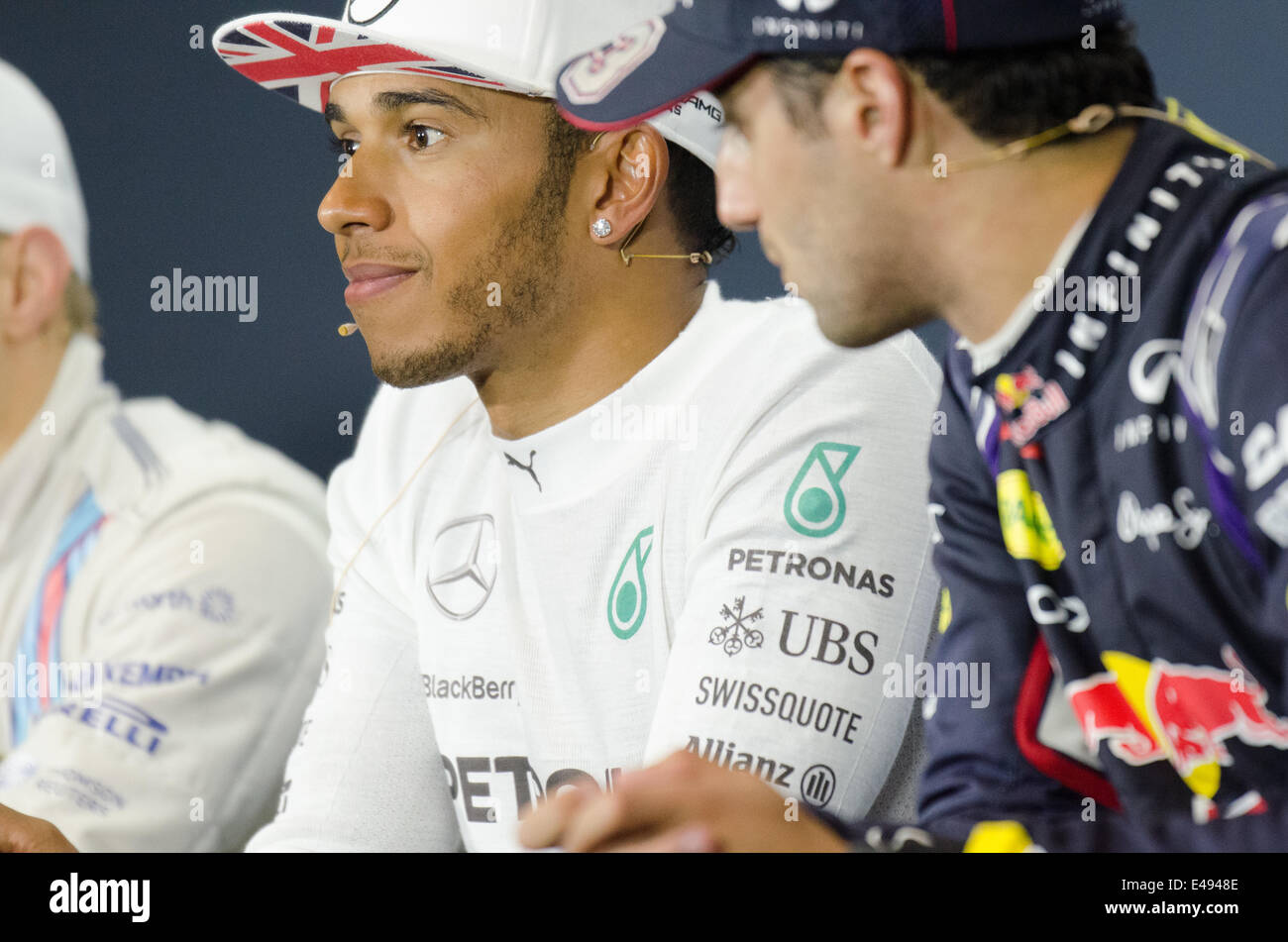 Sunday 6th July. Lewis Hamilton (GBR), Mercedes Formula 1 team ...