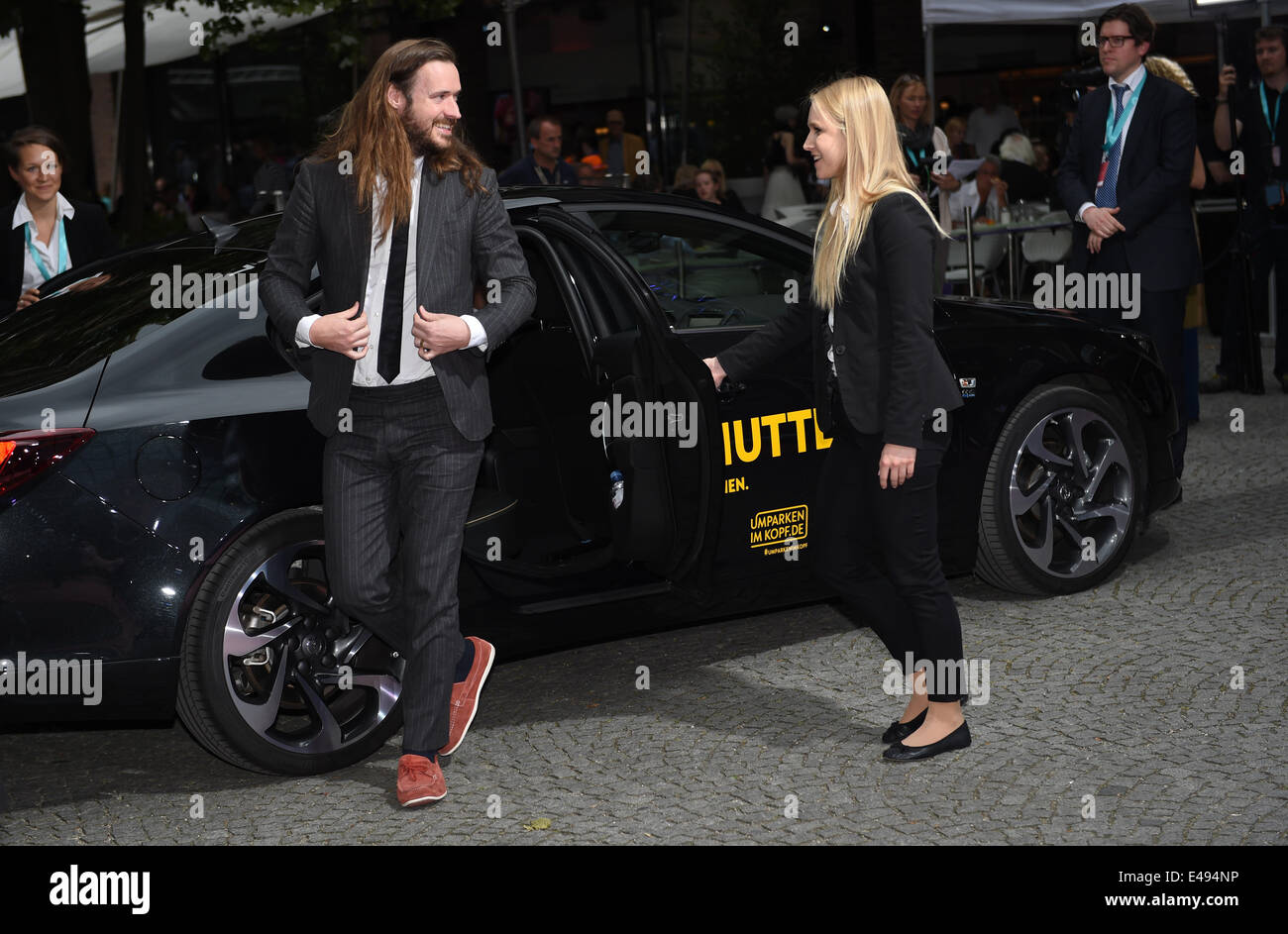 Munich, Germany. 5th July, 2014. US director Mike Cahill arrives for ...