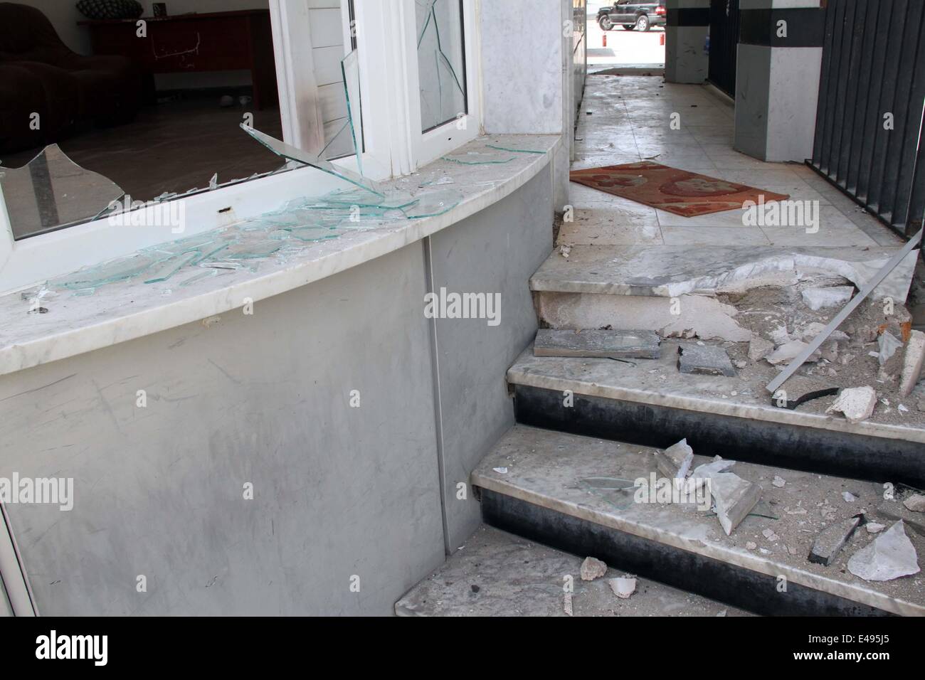 Tripoli, Libya. 6th July, 2014. The picture taken on July 6, 2014 shows ...