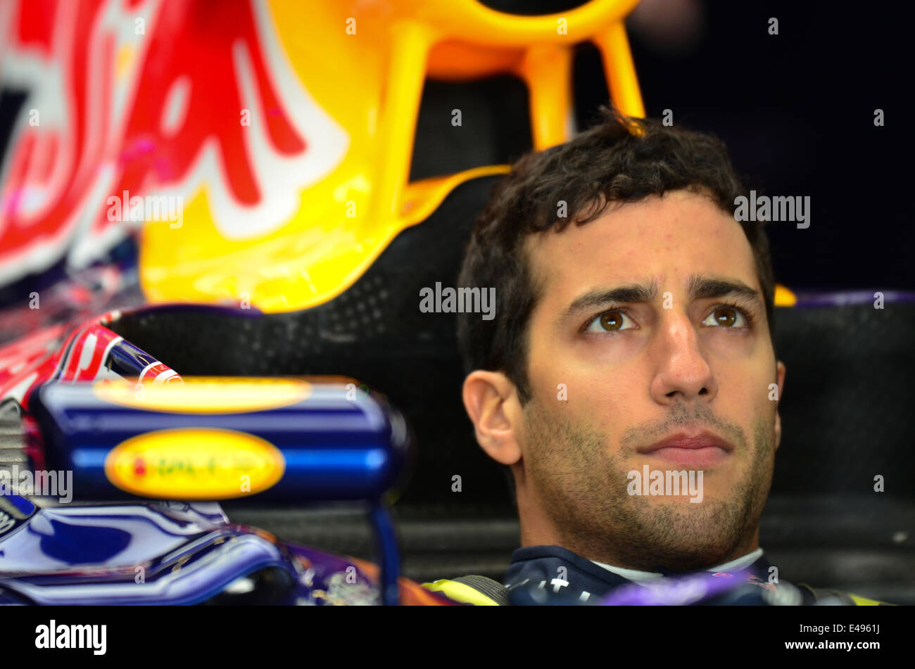 Daniel Ricciardo, Red Bull F1 Racing driver. British Formula 1 Grand ...