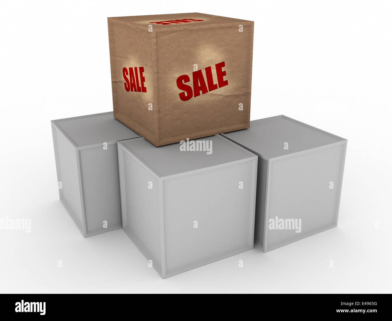 cubes stacked building concept 3d Stock Photo - Alamy