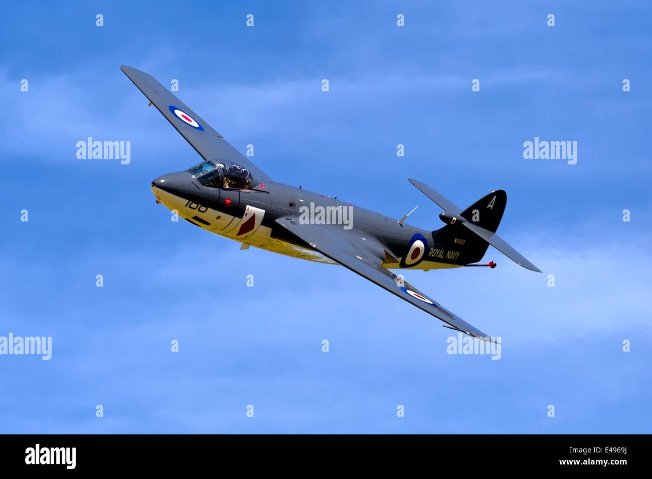 Ex Royal Navy Hawker Sea Hawk FGA.6 WV908 188/A at the RNAS Yeovilton ...