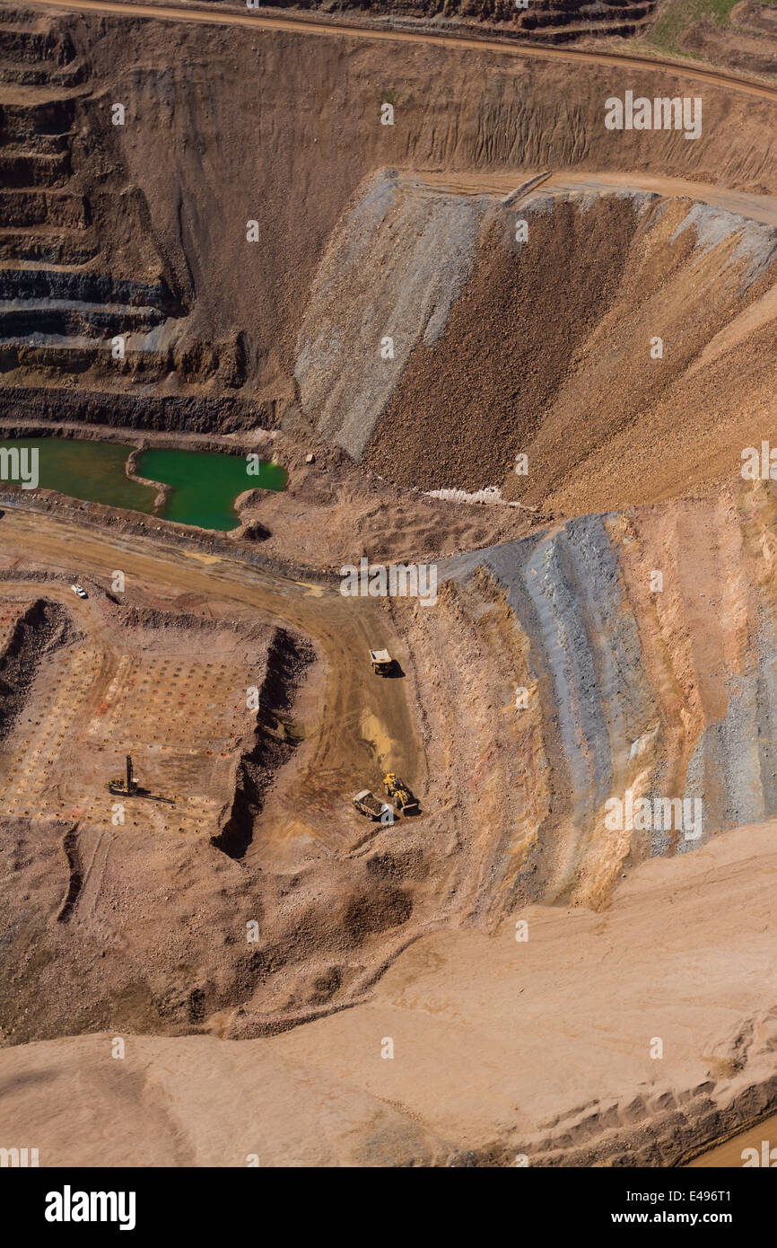 Aerial of open pit mine usa hi-res stock photography and images - Alamy