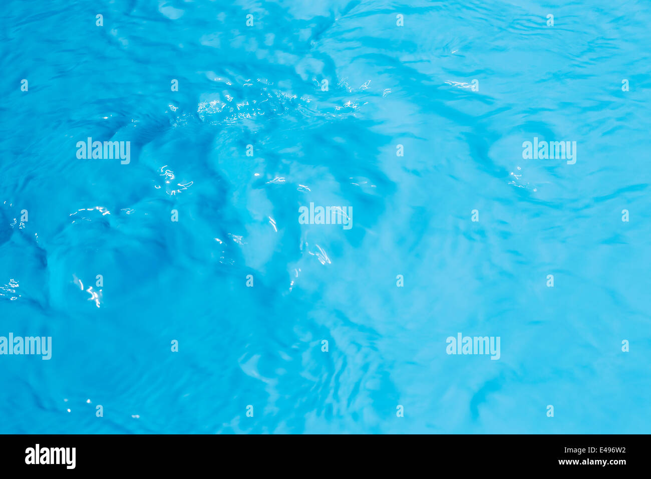 Close-up of blue water waves in a swimming pool Stock Photo - Alamy