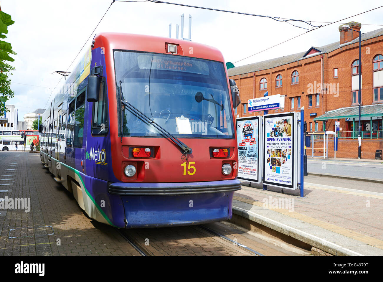 St George's Metro Station Tram Stop Bilston Street Wolverhampton West ...