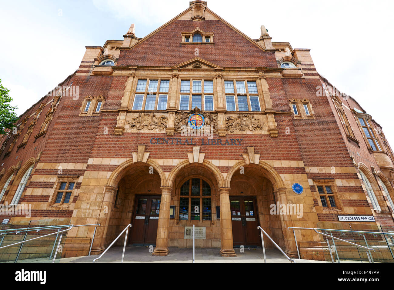Central Library Snow Hill Wolverhampton West Midlands UK Stock Photo ...