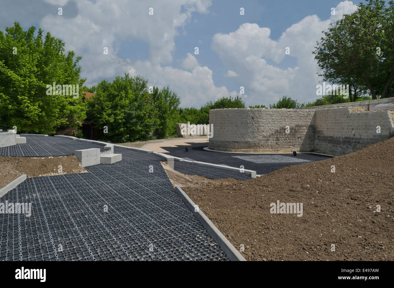 Renovation part of ruin and prepare convenience for tourists in ...