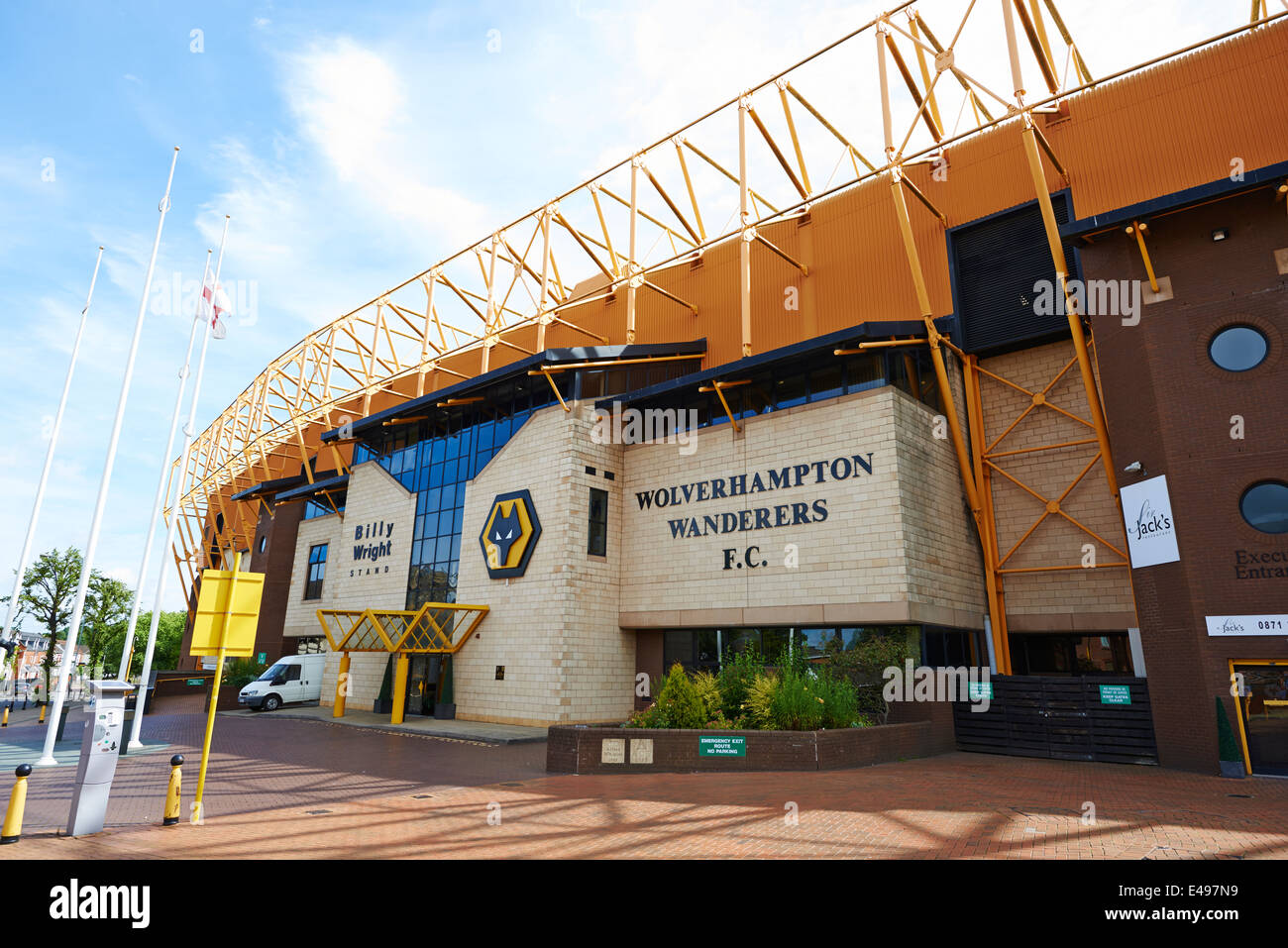 Molineux Stadium Waterloo Road Wolverhampton West Midlands UK Stock ...