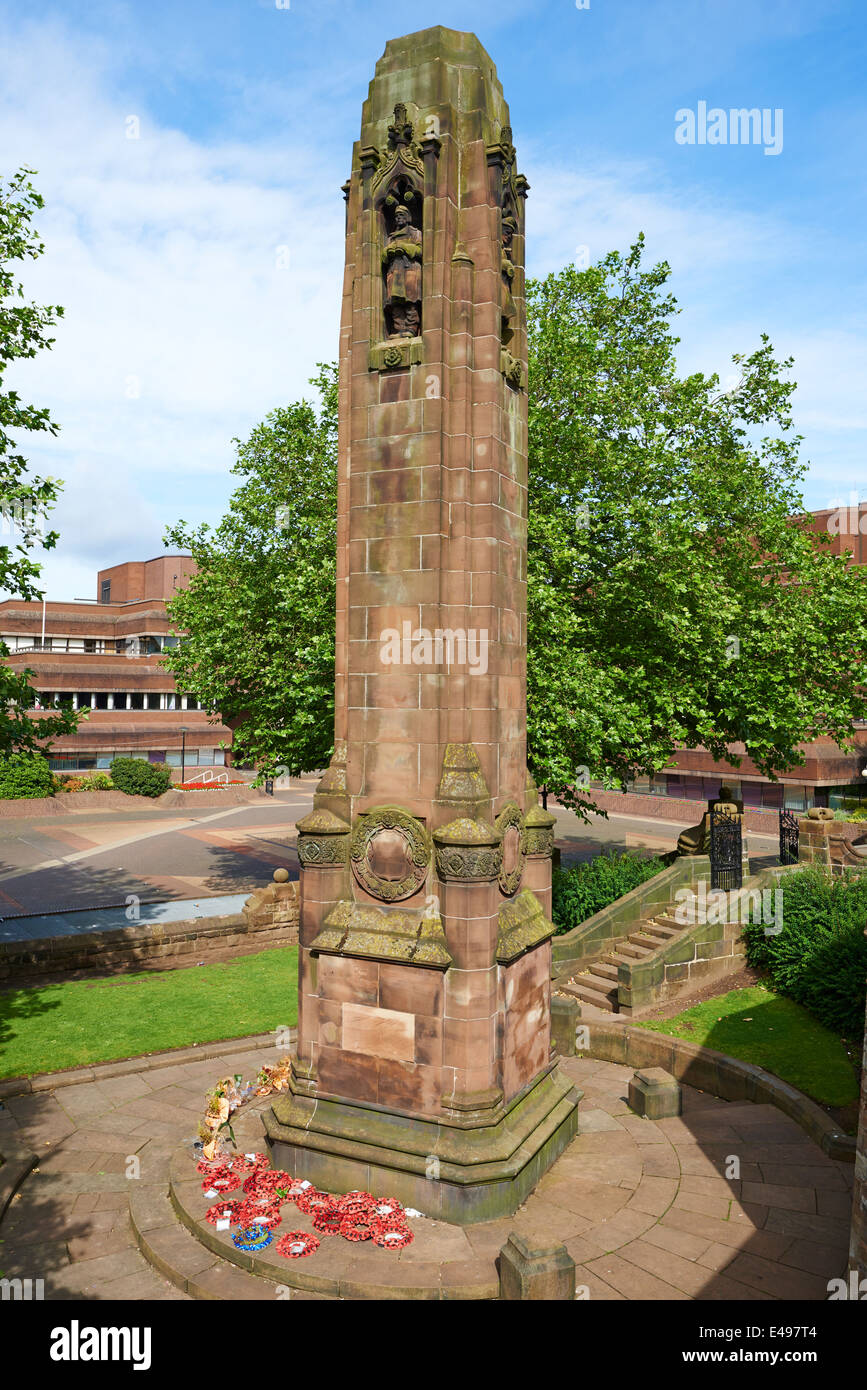 War Memorial Next To St Peters Collegiate Church Wolverhampton West ...