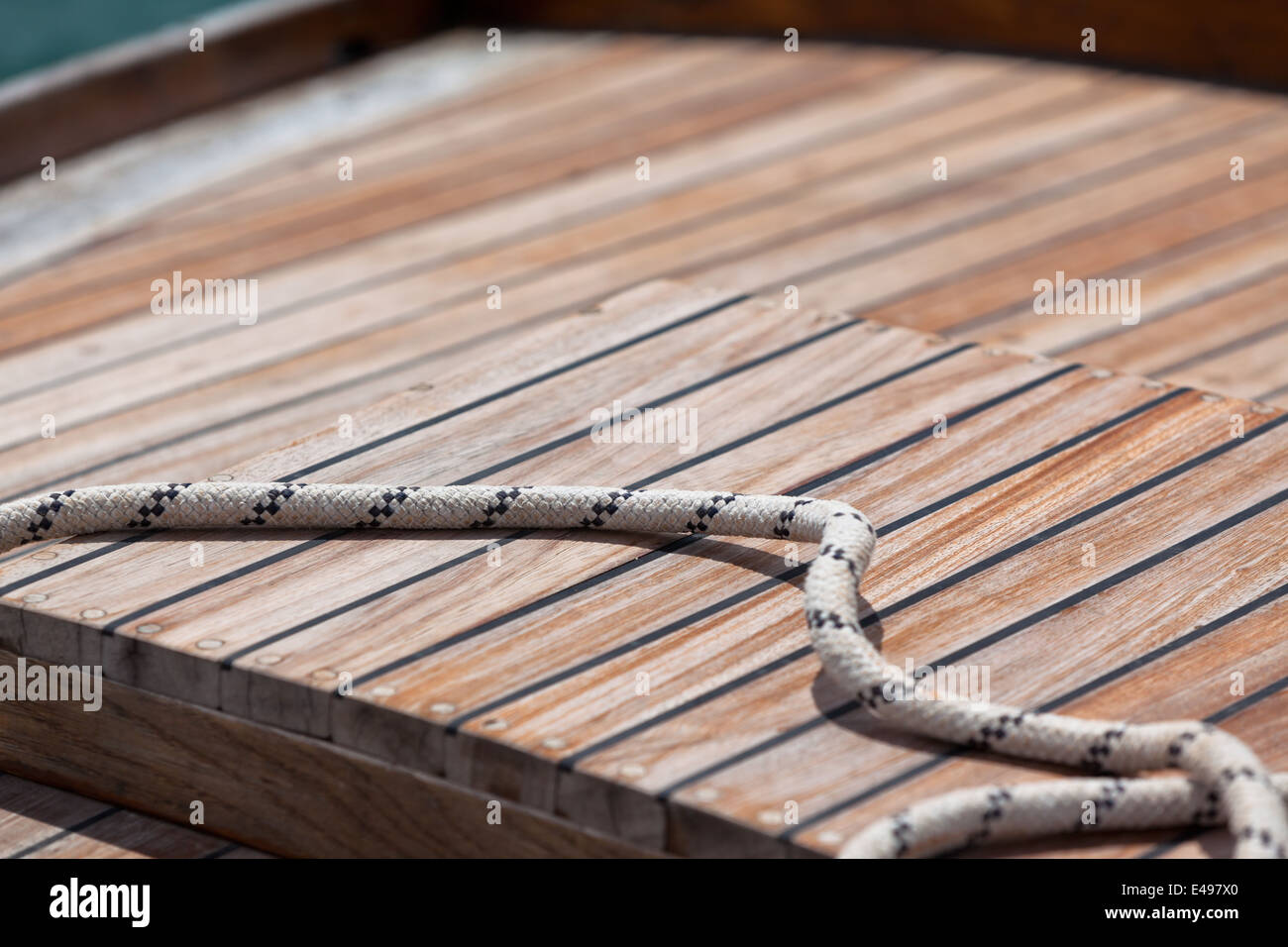 Teak wood boat hi-res stock photography and images - Alamy