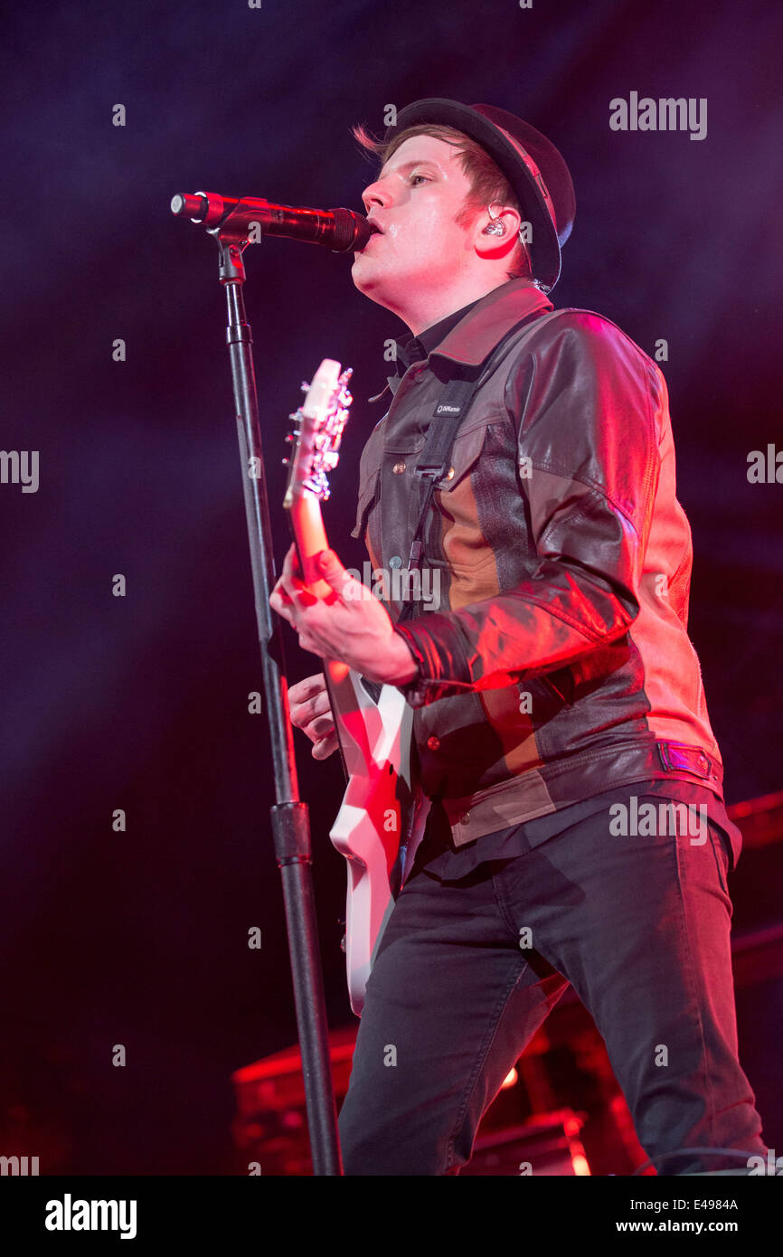 Milwaukee, Wisconsin, USA. 5th July, 2014. Vocalist PATRICK STUMP of ...