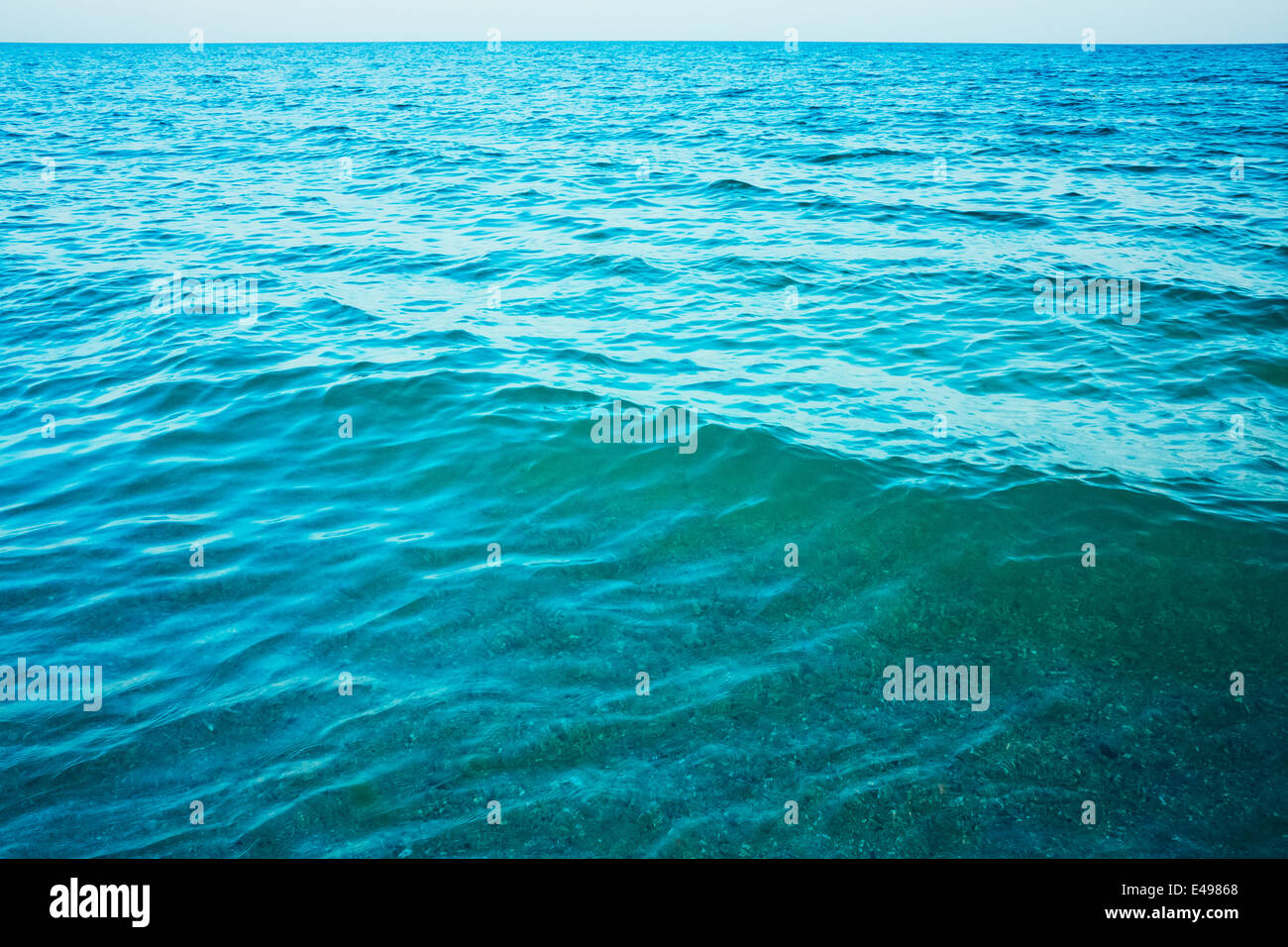 Calm sea ocean background texture view Stock Photo - Alamy