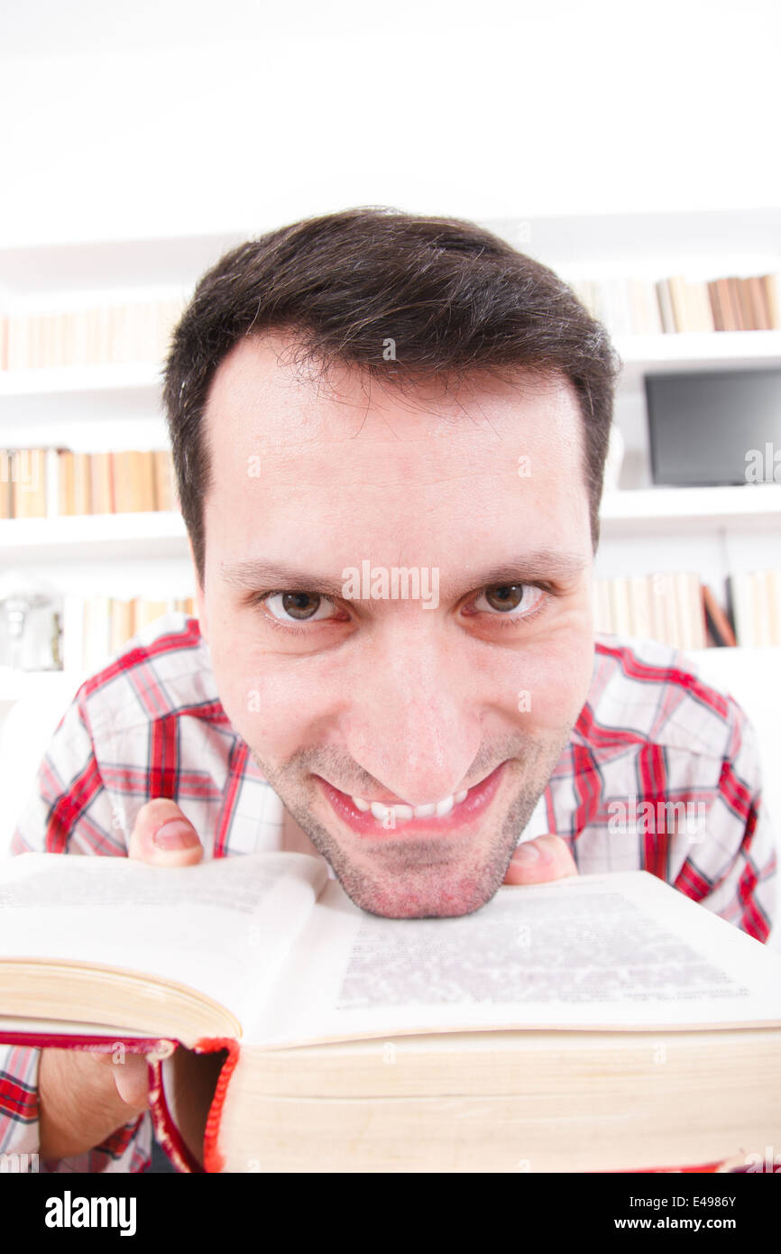 Silly face book hi-res stock photography and images - Alamy