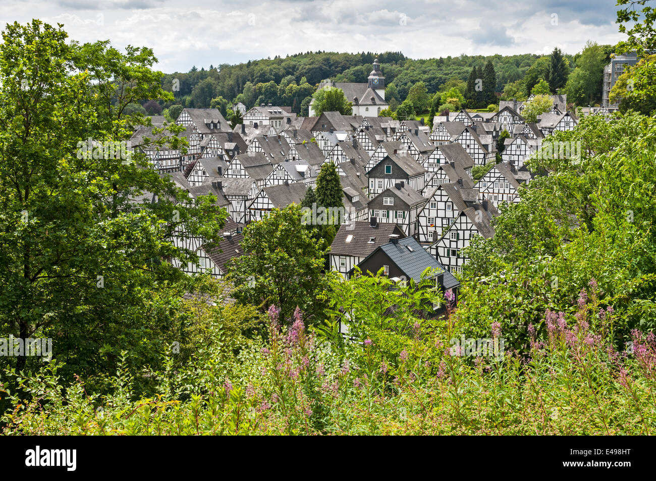 Freudenberg, view of the old town, NRW Germany Stock Photo - Alamy