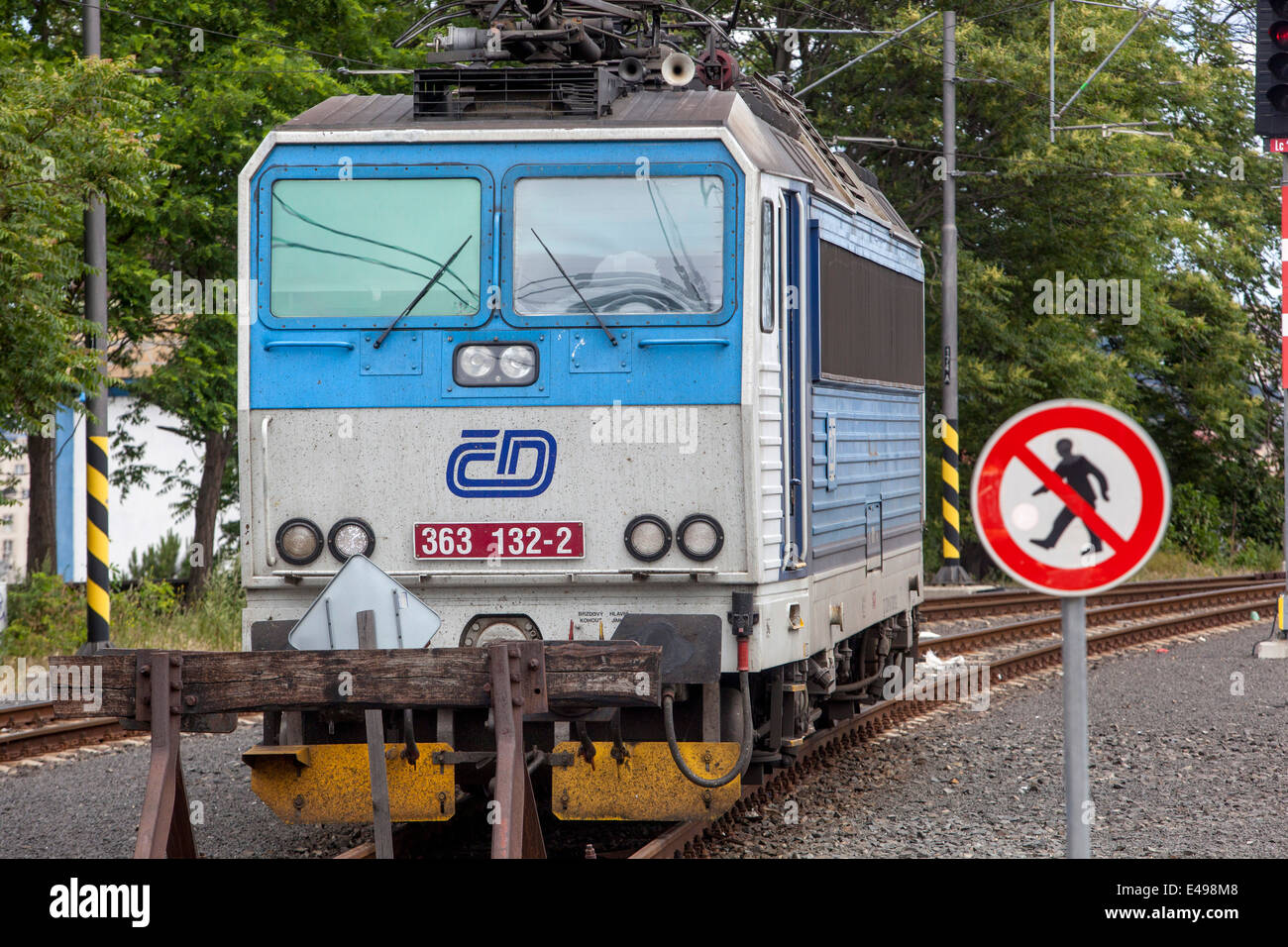 Locomotive CD - Ceske Drahy Czech Republic Stock Photo - Alamy