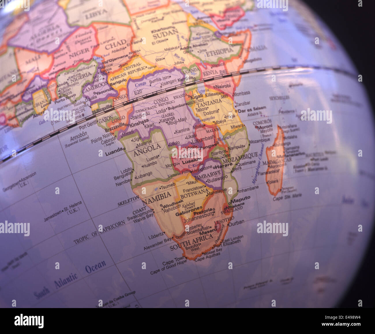 South Africa, Botswana, Namibia, Angola, Zambia, Congo and other South ...