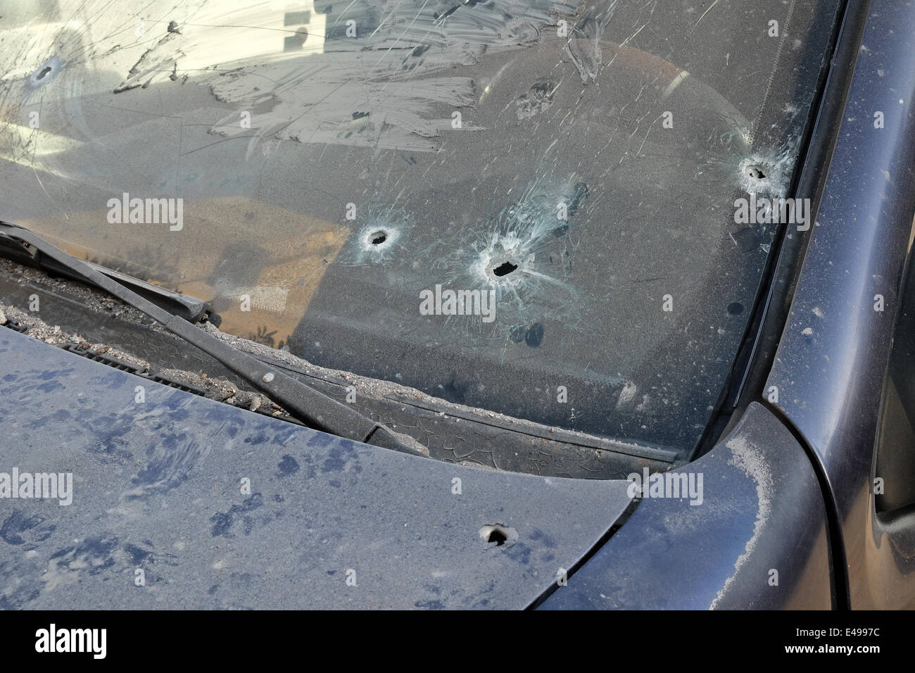 Shrapnel marks hi-res stock photography and images - Alamy