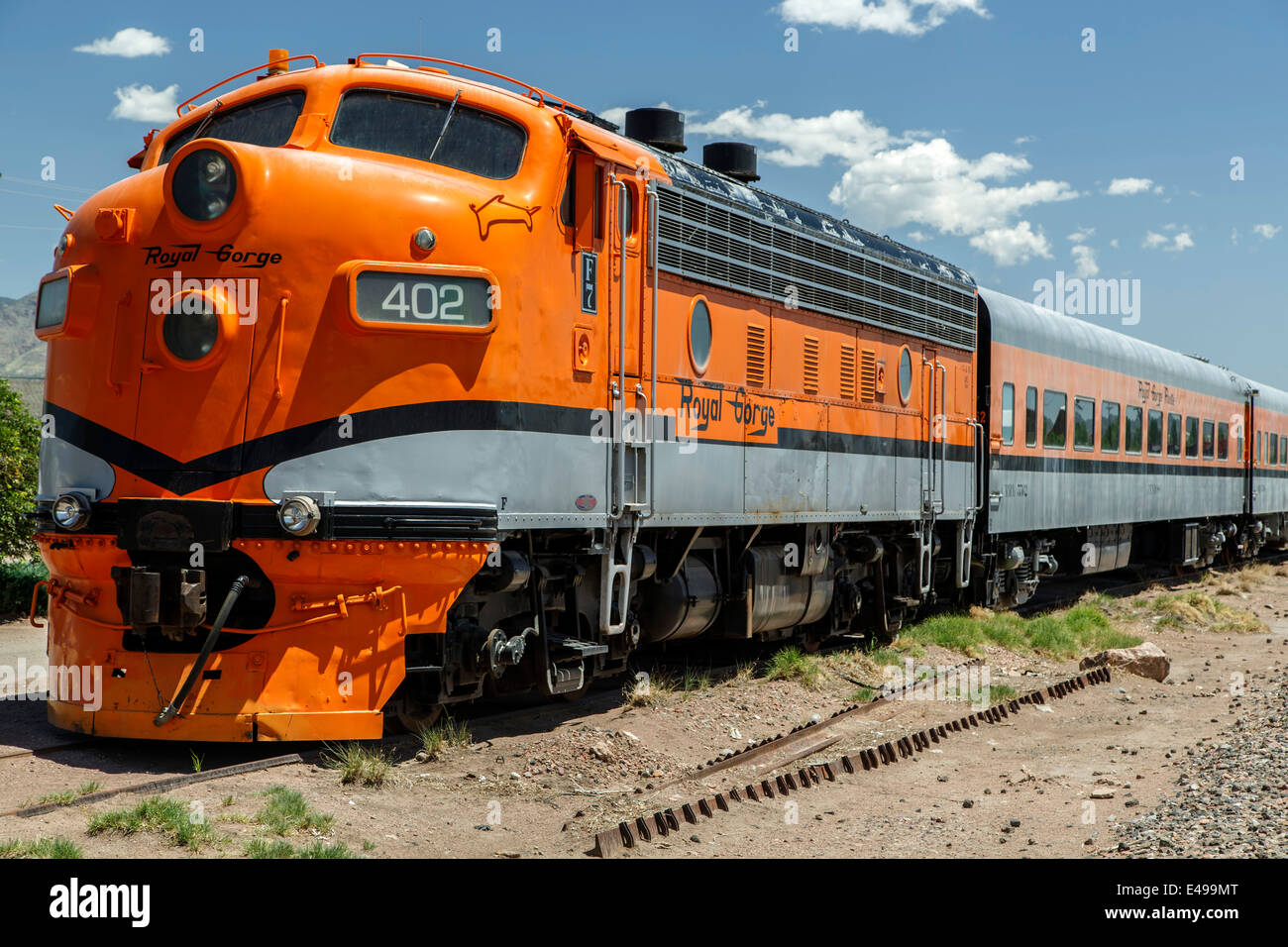 Engine No. 402, Royal Gorge Route Railroad, Canon City, Colorado USA ...