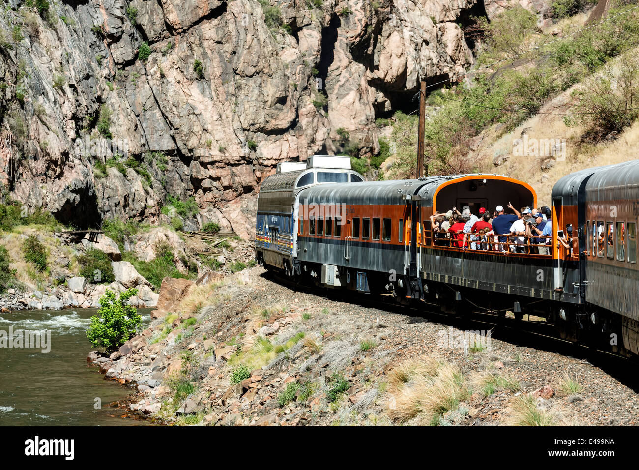 Royal Gorge Route Railroad and Arkansas River, Canon City, Colorado ...