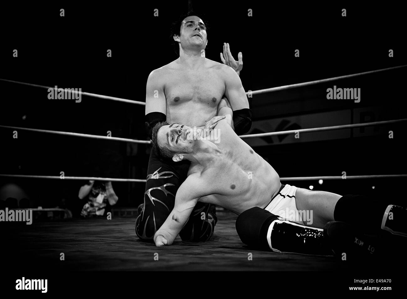 Wrestling Black and White Stock Photos & Images - Alamy