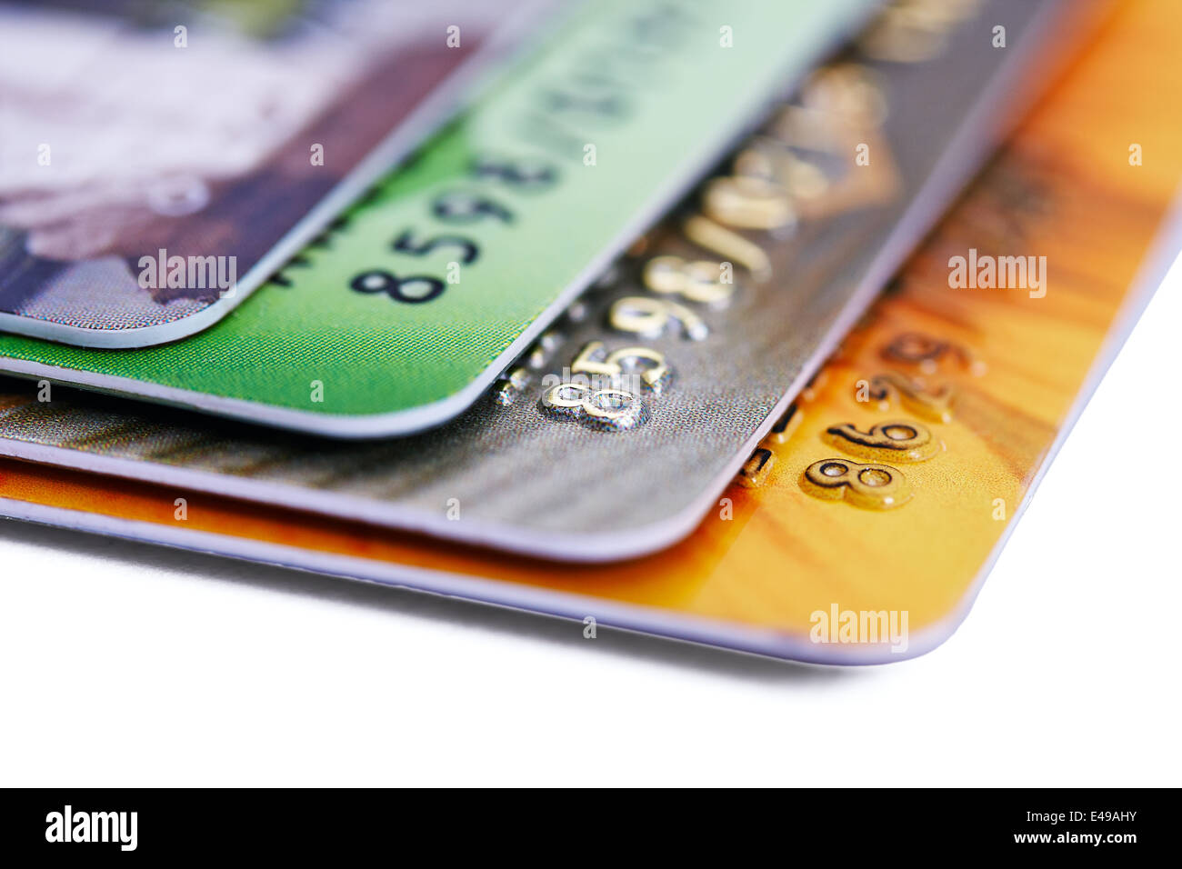 Stack of credit cards Stock Photo - Alamy