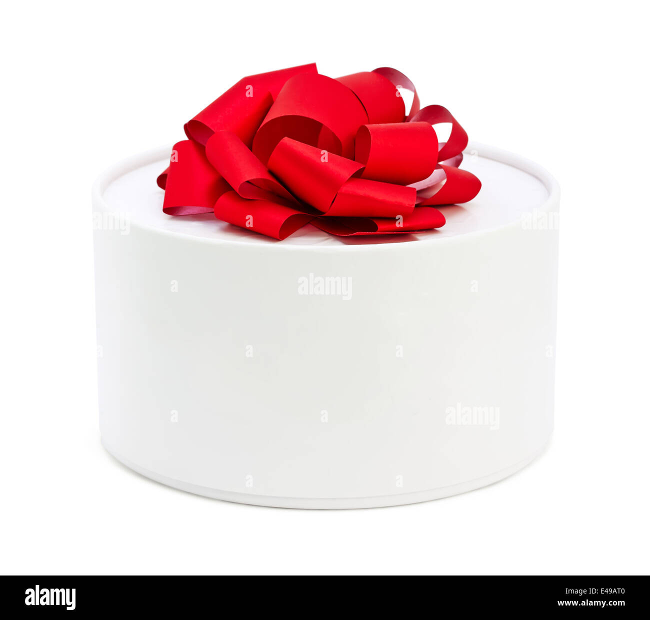 Round gift boxes set Cut Out Stock Images & Pictures - Alamy