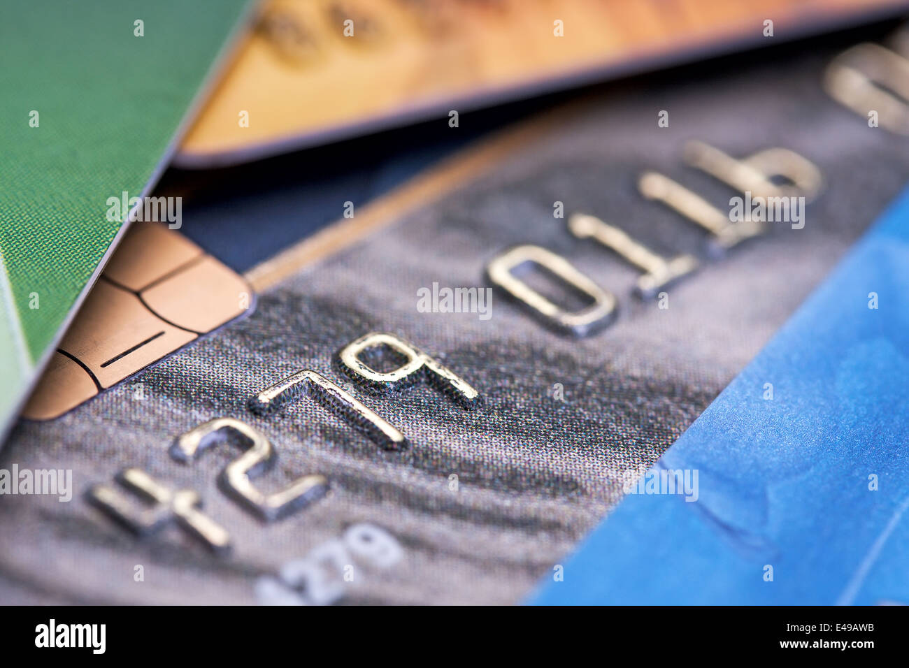Stack of credit cards Stock Photo - Alamy