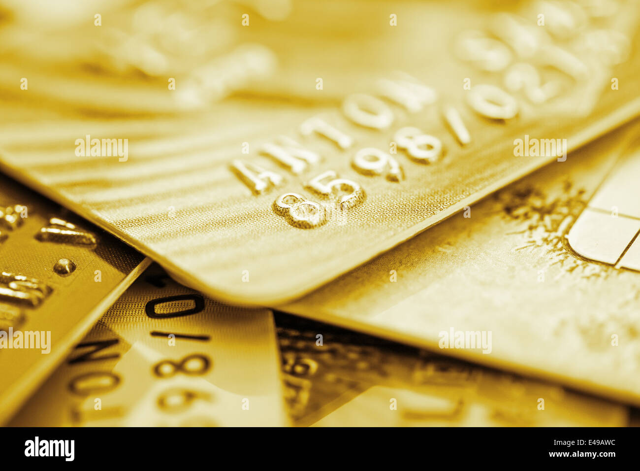 Stack of credit cards Stock Photo - Alamy