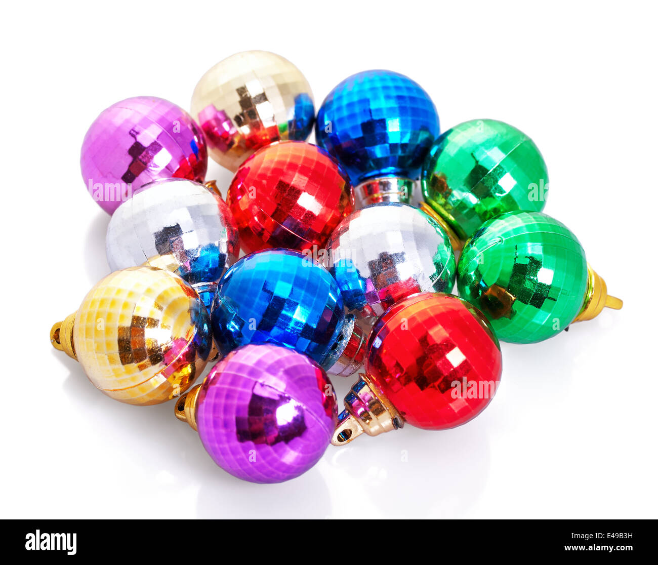 Colorful collection christmas balls hi-res stock photography and images ...