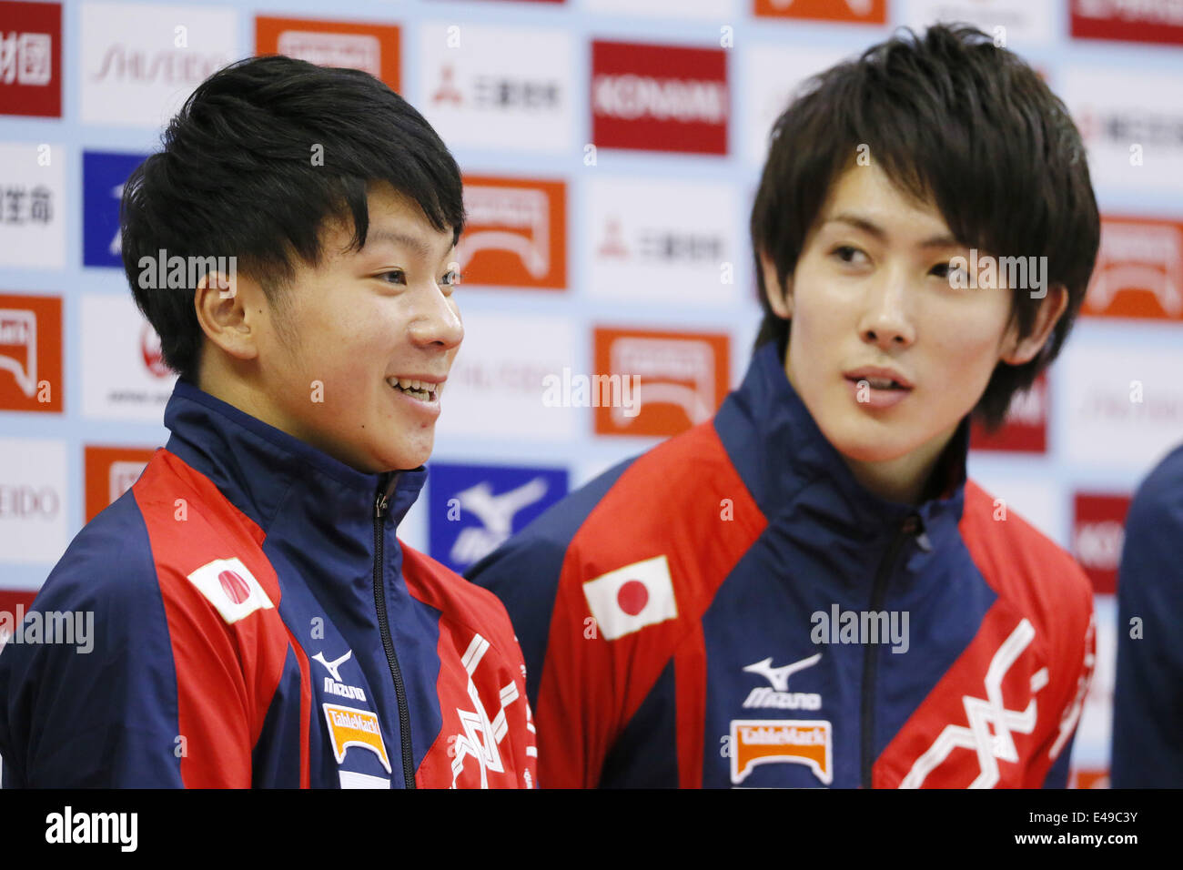 (L-R) Shogo Nonomura, Ryohei Kato (JPN), JULY 6, 2014 - Artistic Gymnastics : The 68th All Japan ...