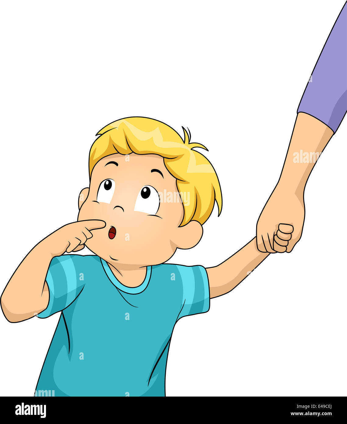 Kid wondering around hi-res stock photography and images - Alamy