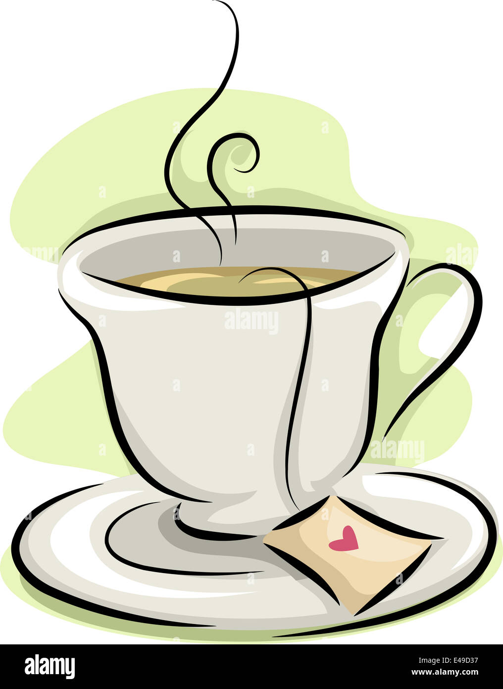 Cartoon tea cup hi-res stock photography and images - Alamy