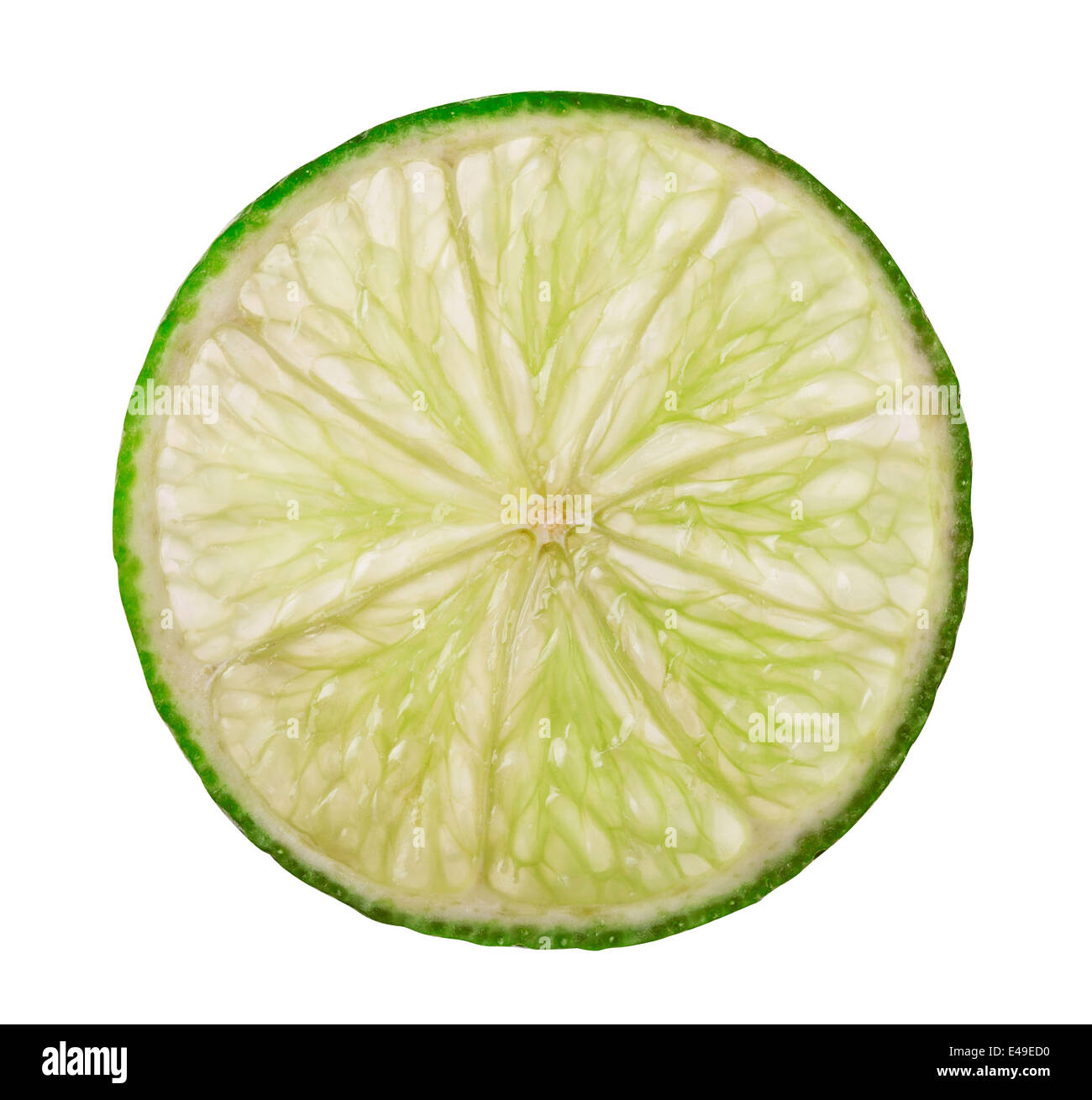 Abstract green background with citrus-fruit of lime slices. Clipping ...