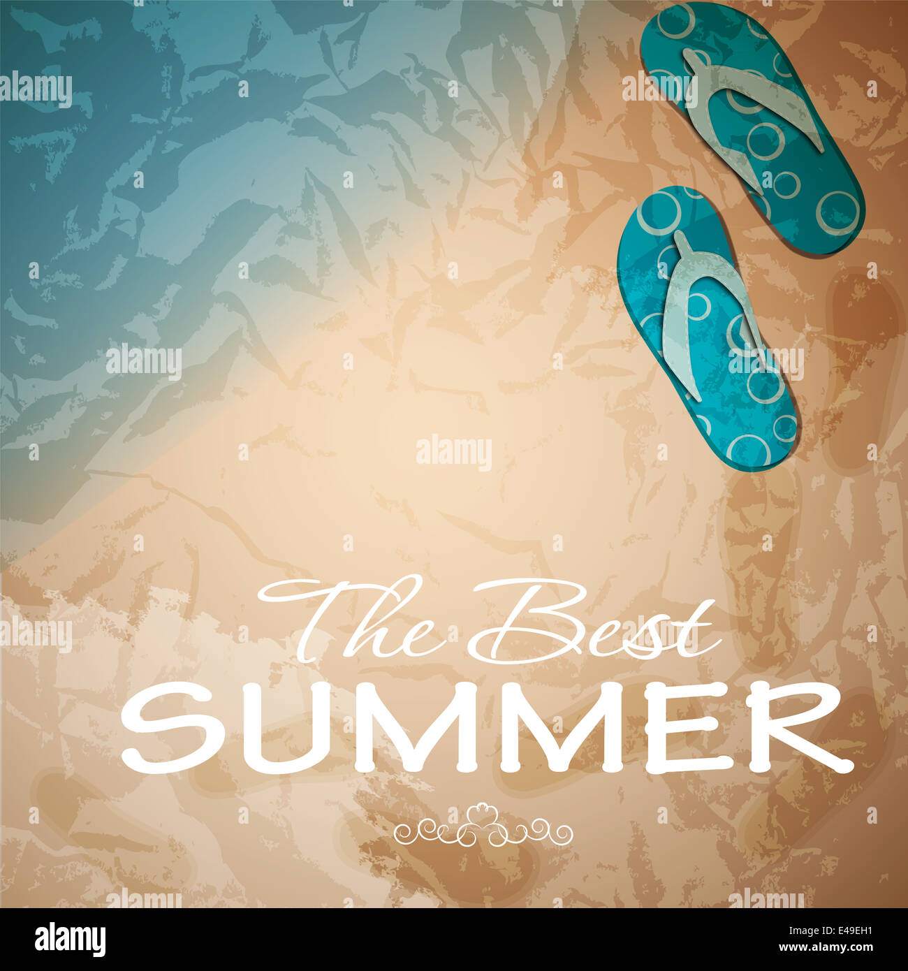 Summer Abstract Background. Vector Illustration Stock Photo - Alamy