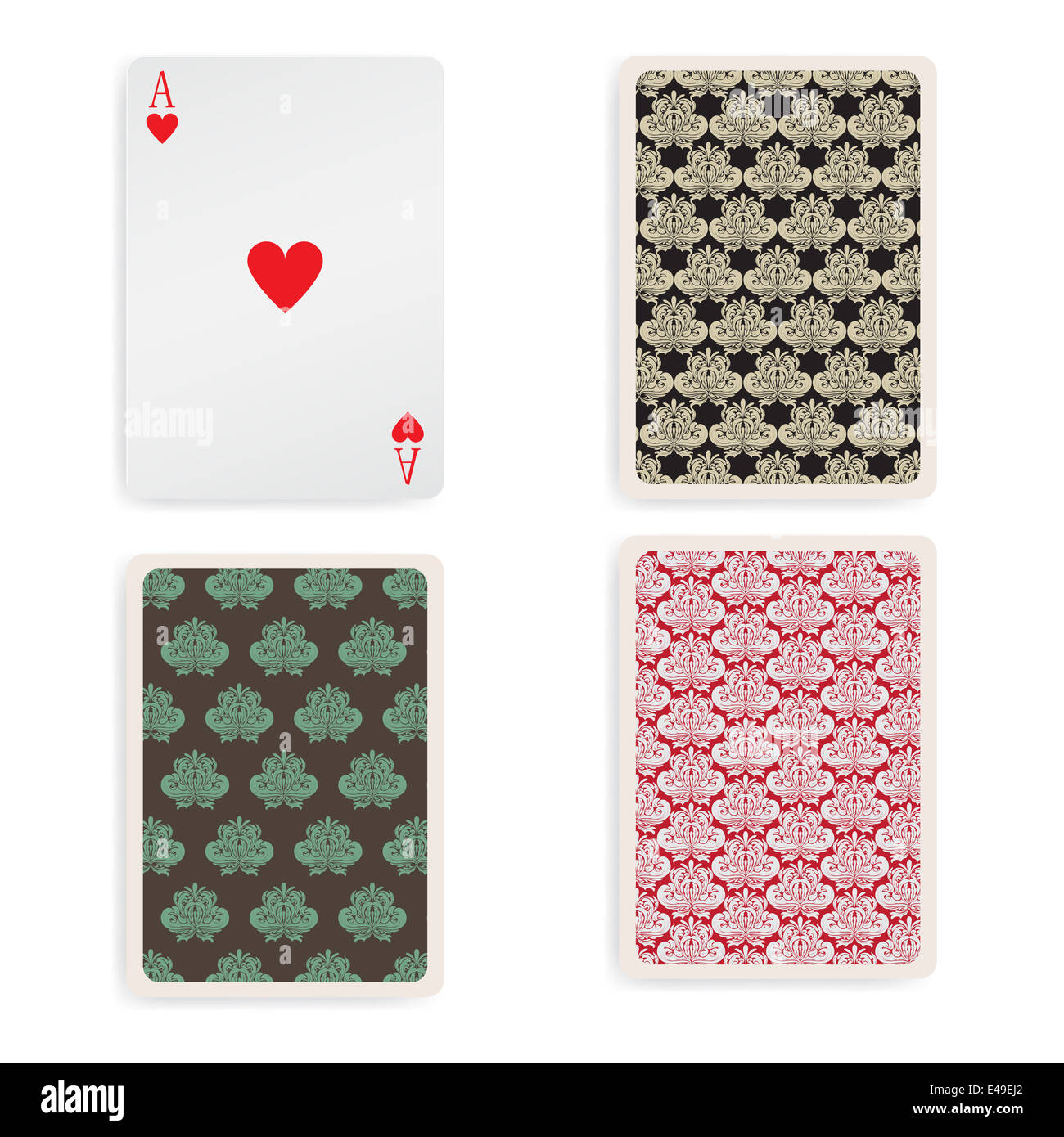 Back of playing card hi-res stock photography and images - Alamy