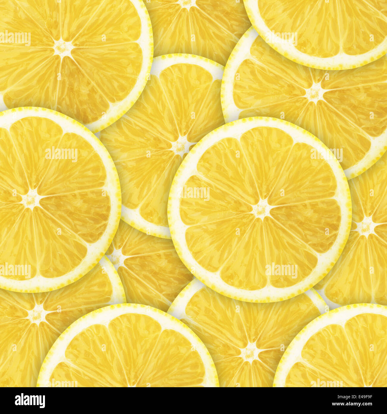 background of heap fresh yellow lemon slices Stock Photo - Alamy