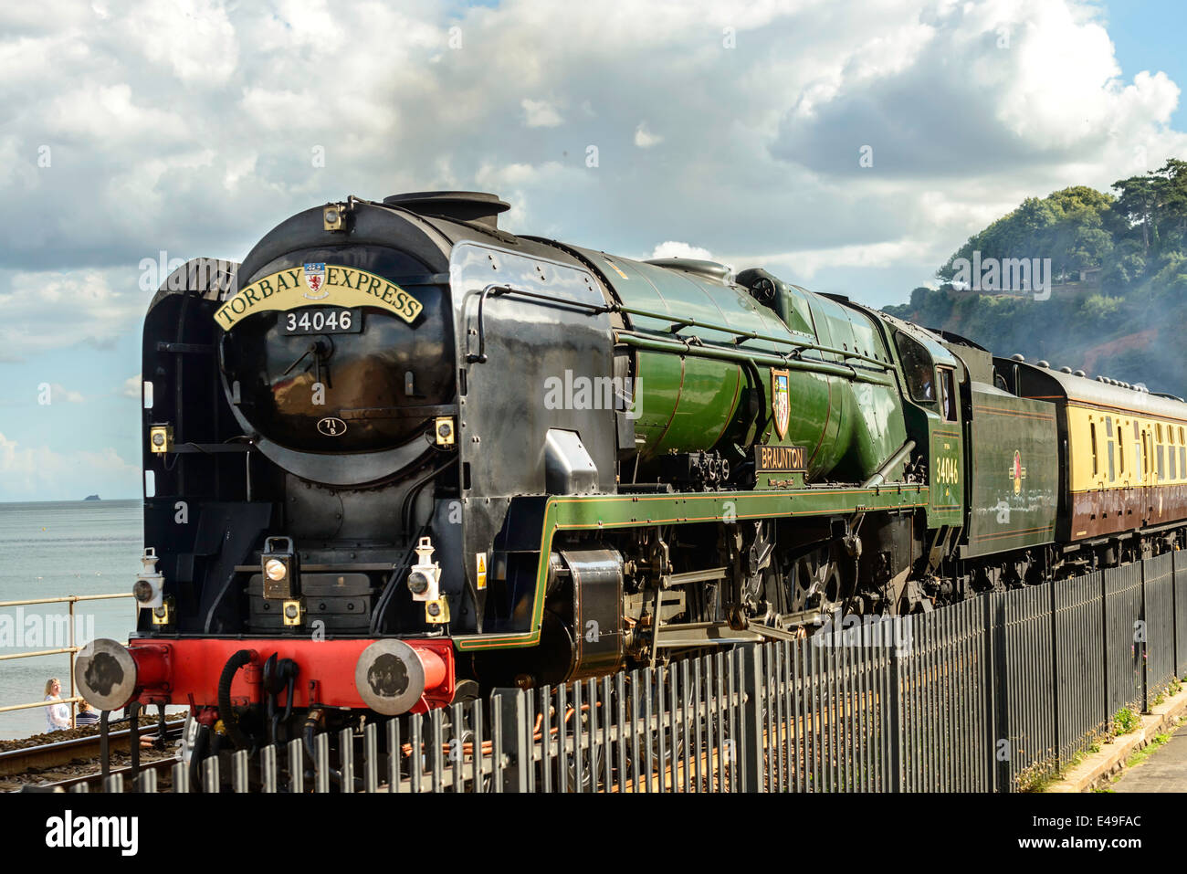Steam locomotive braunton hi-res stock photography and images - Alamy