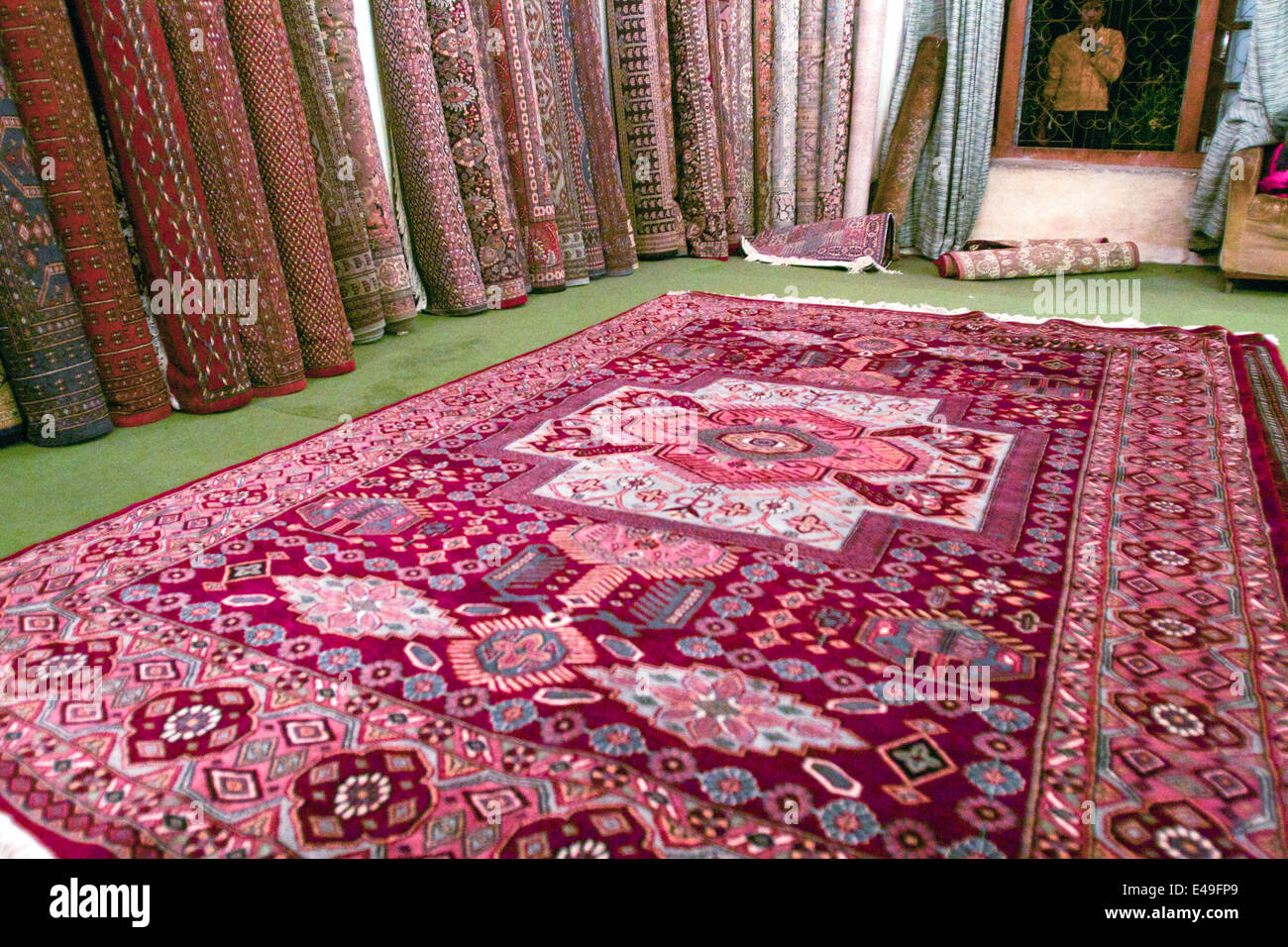 Jammu kashmir india carpets hi-res stock photography and images - Alamy