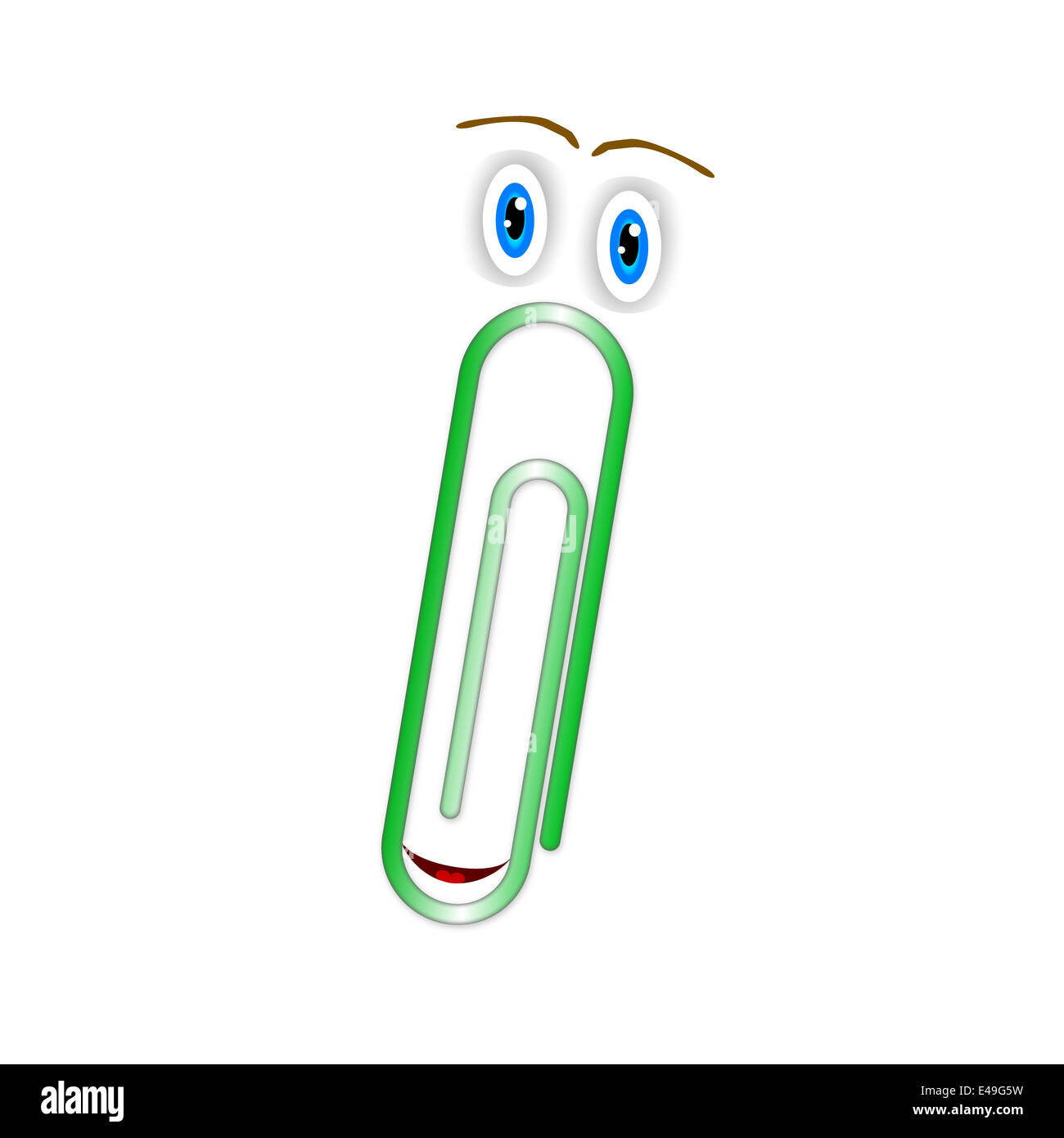 Silver paper clip hi-res stock photography and images - Alamy