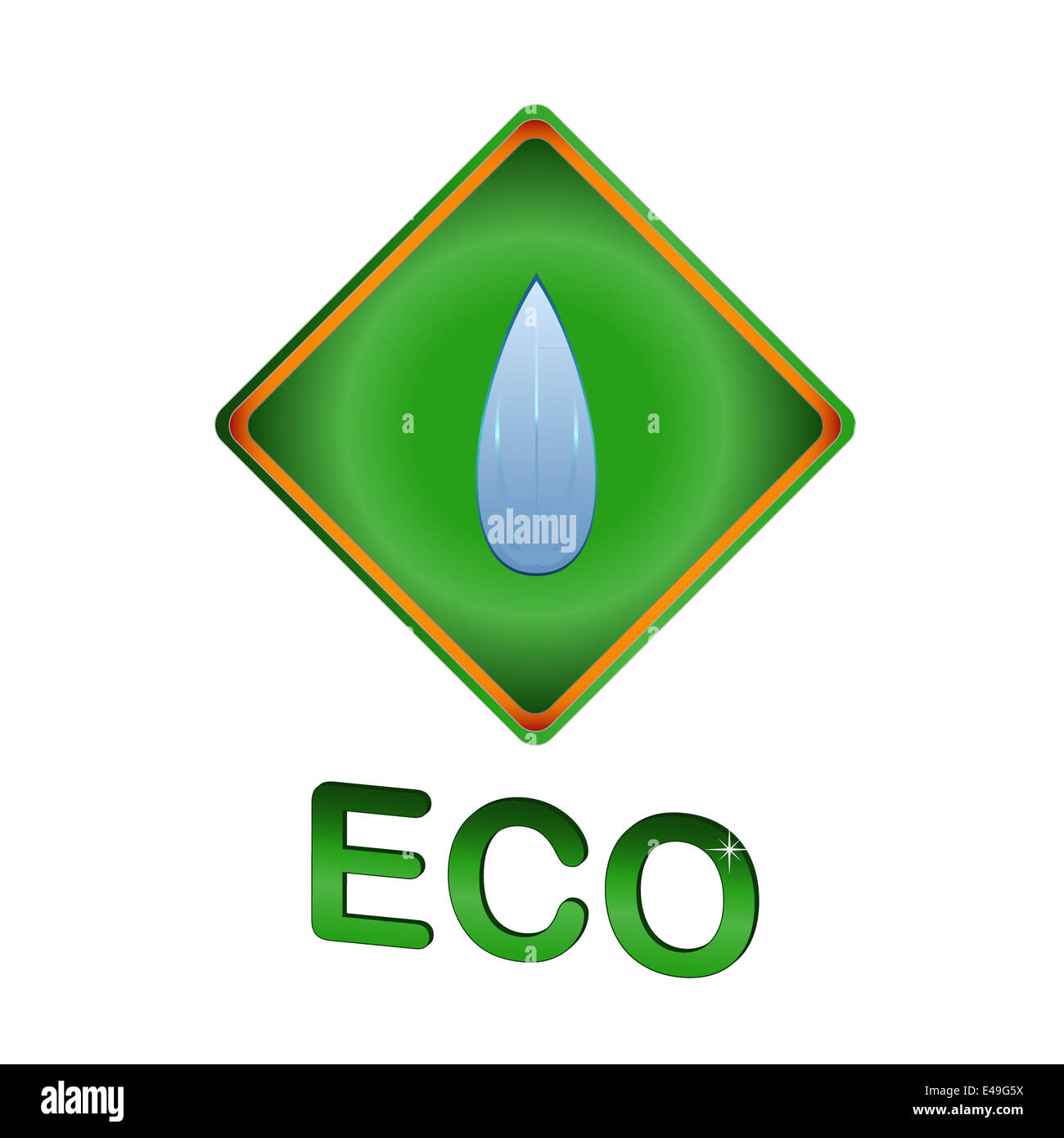 Eco symbol 2 Stock Photo - Alamy