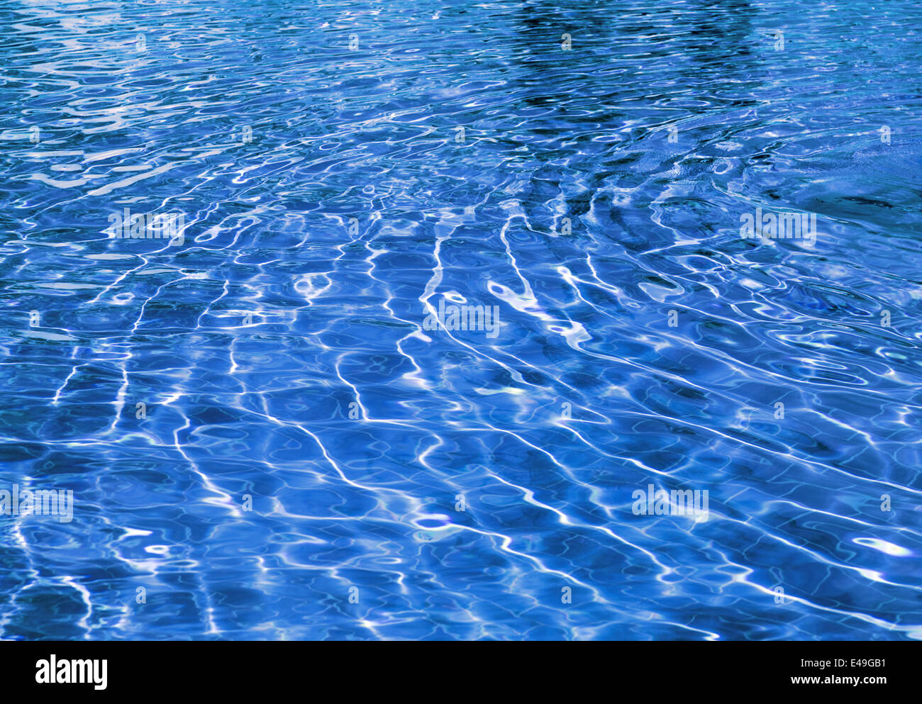 Pure blue transparent water Stock Photo - Alamy