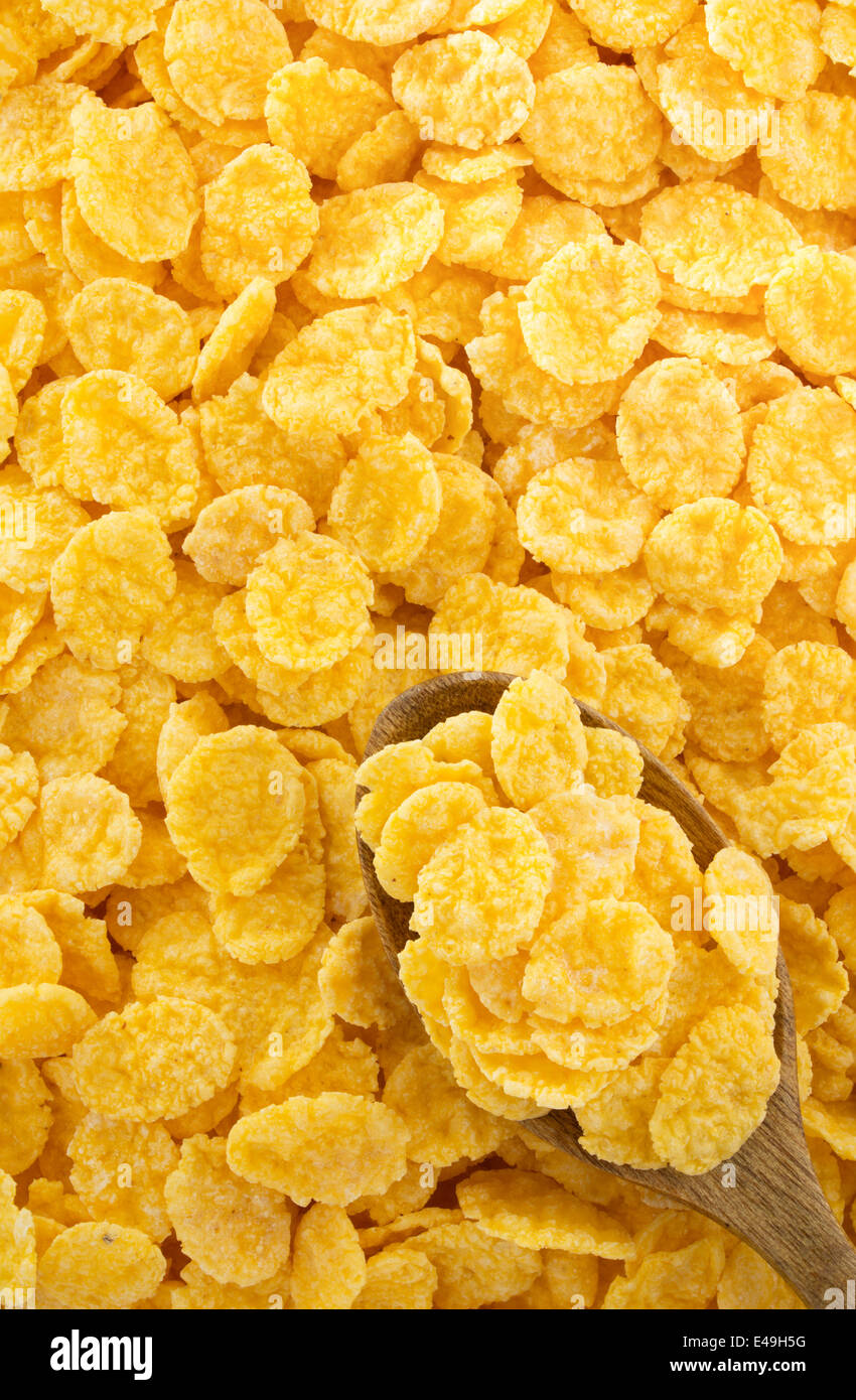 corn flakes as background texture Stock Photo - Alamy