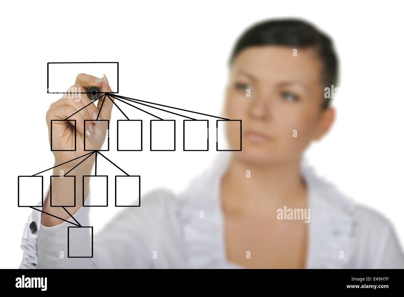 Woman drawing human sketch hi-res stock photography and images - Alamy