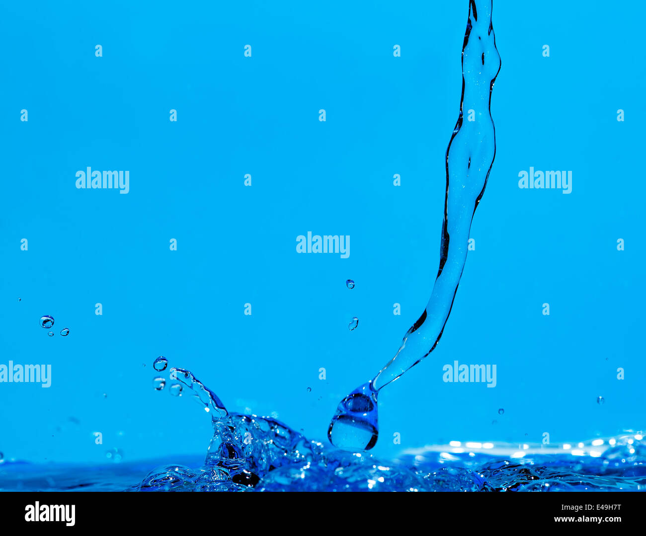 Splashes and water waves Stock Photo - Alamy