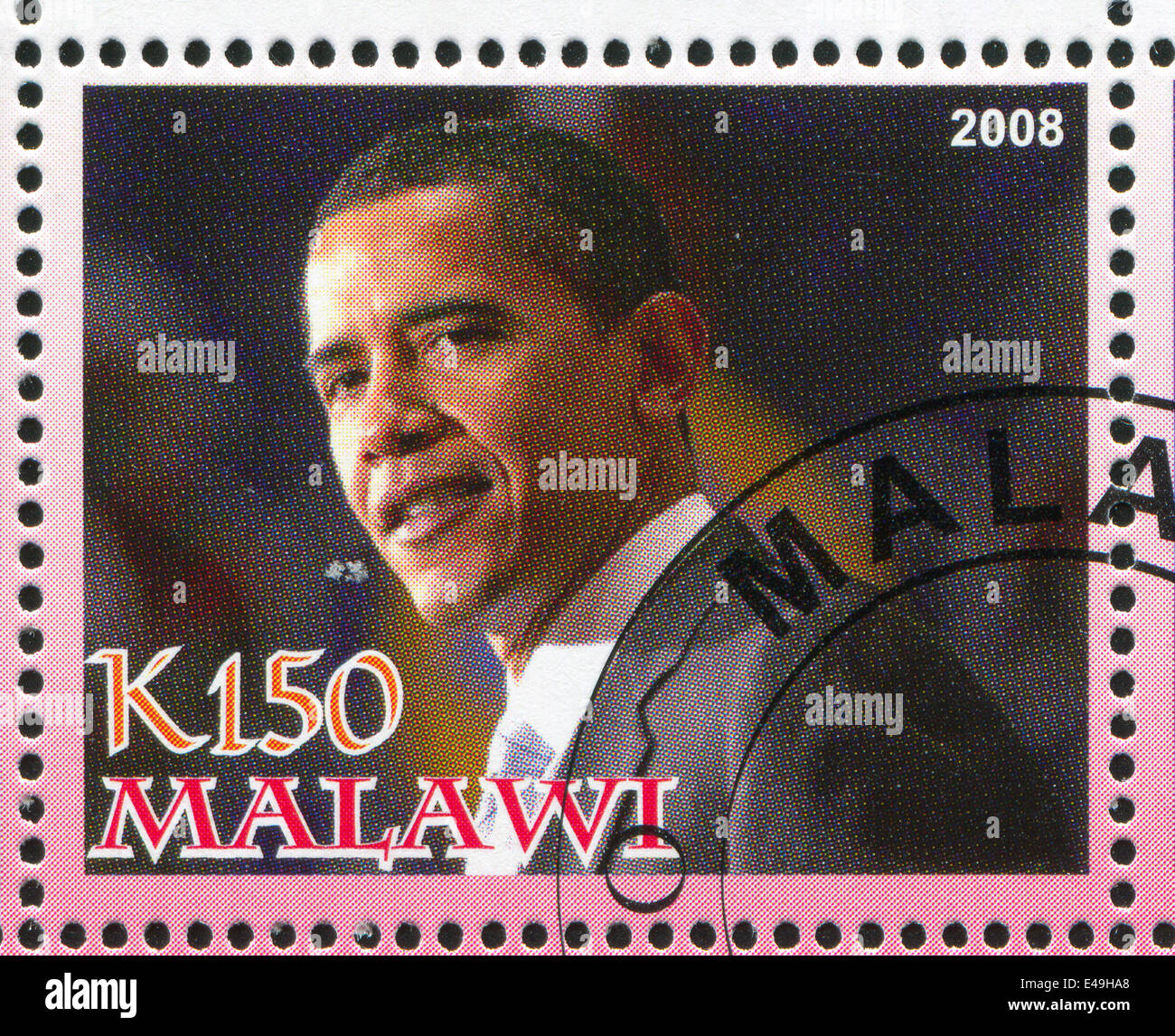 Us stamp obama hi-res stock photography and images - Alamy